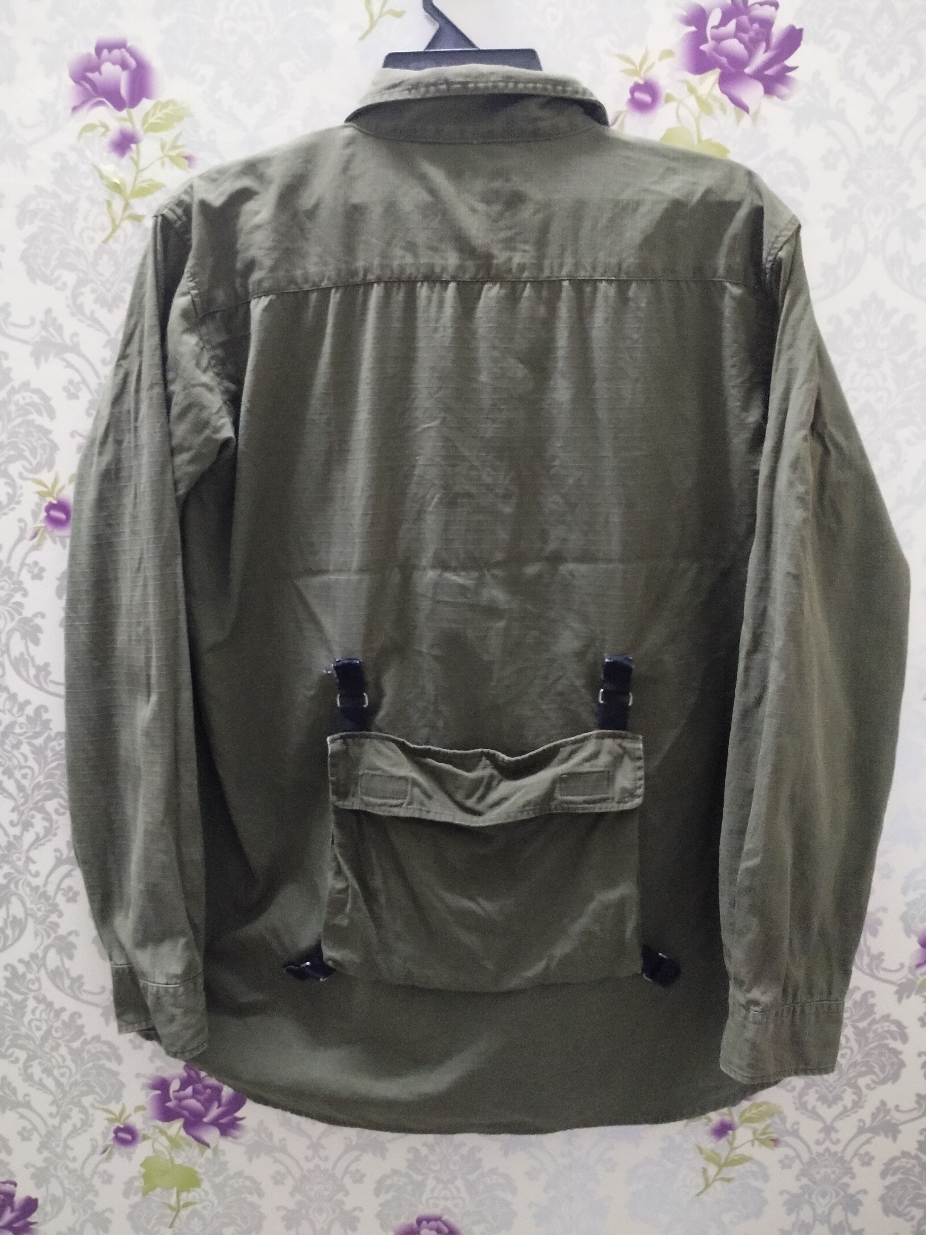 Vintage B.B.S SHIRT JACKET MULTI POCKET BIG BACK POCKET | Grailed