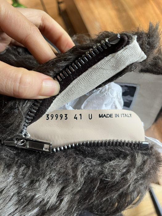 Rick Owens FW22 “STROBE” Yeti fur abstract Ramones | Grailed