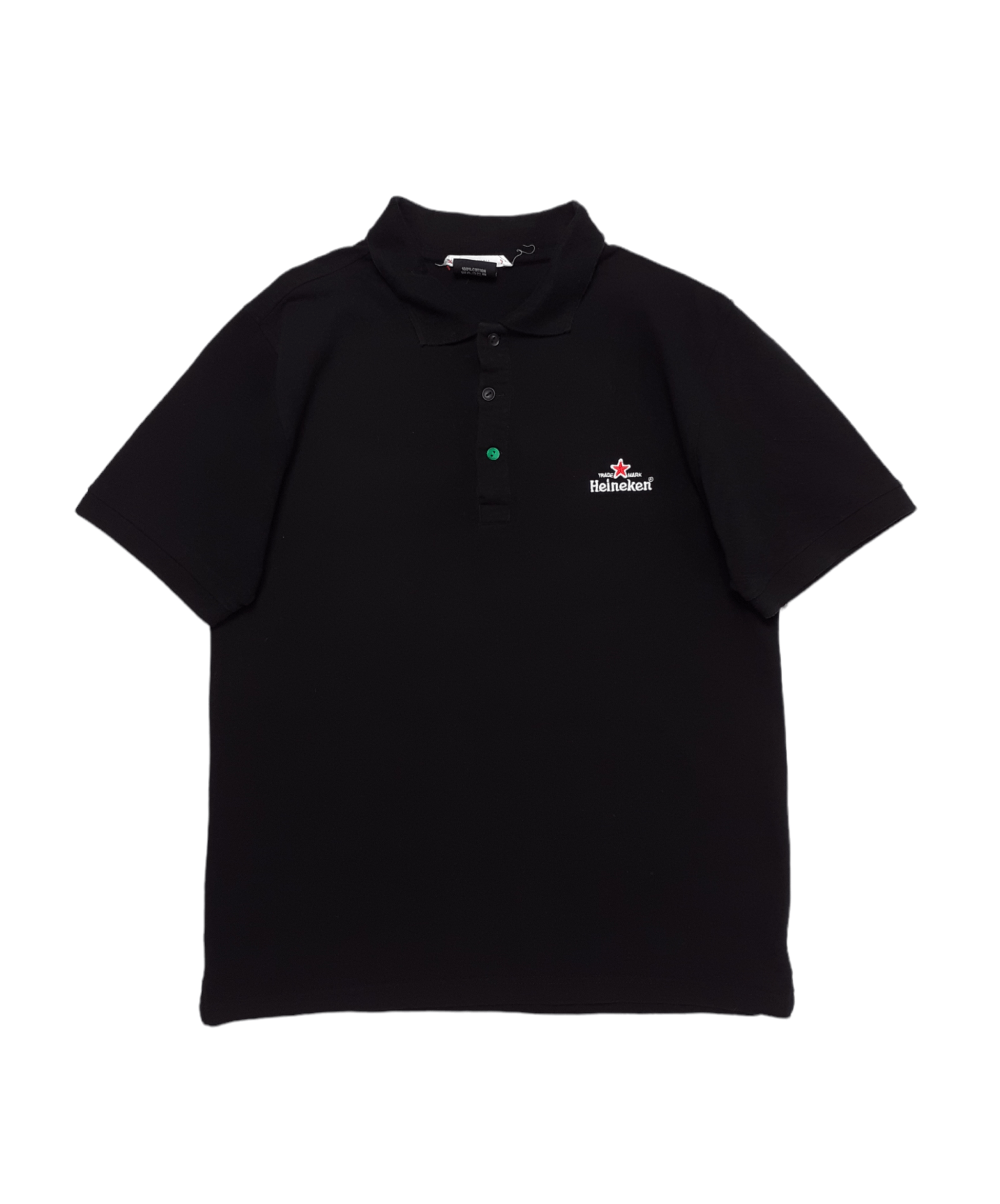 Rare Heineken Black Size XL Polo Shirt | Grailed
