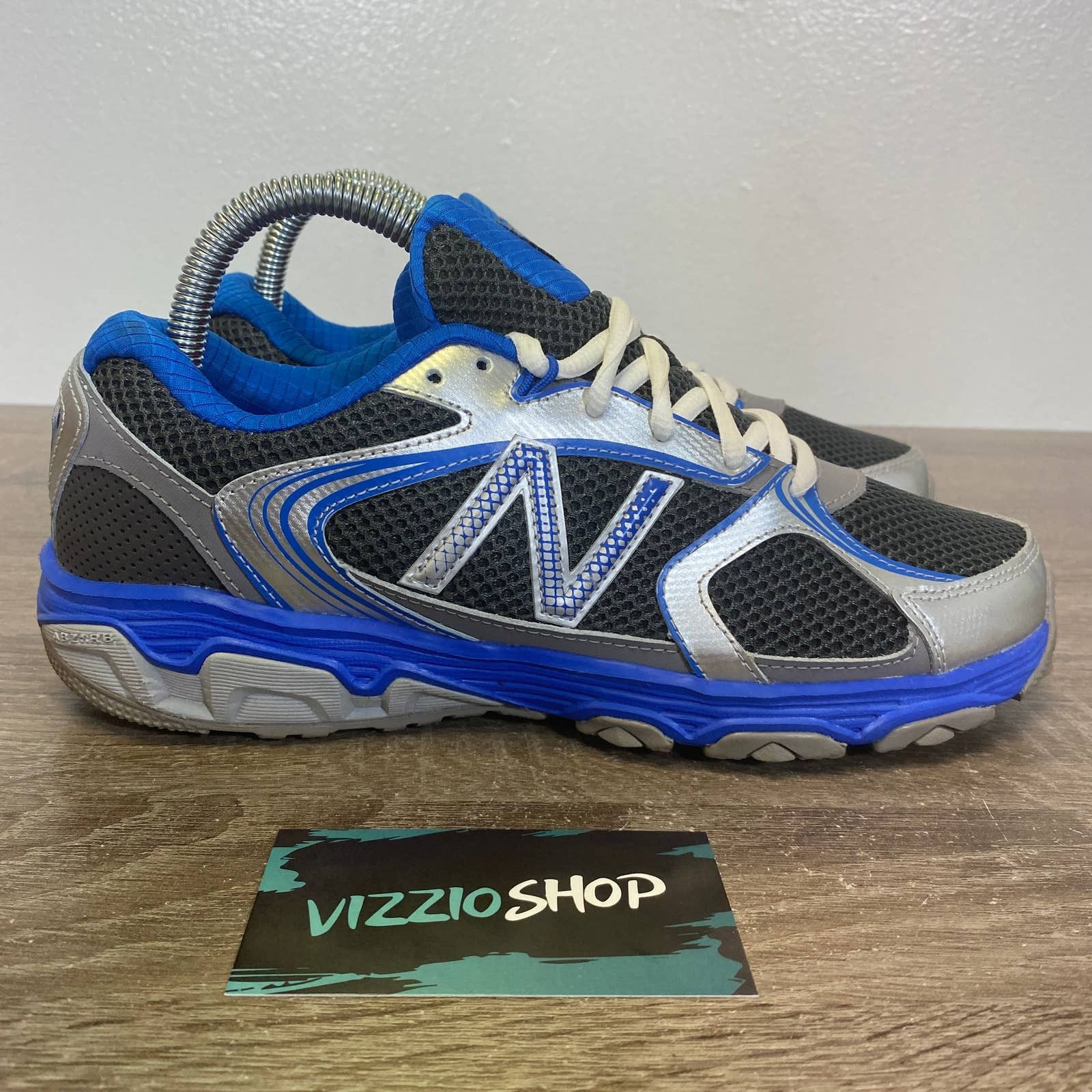 New Balance New Balance 635 Grey Silver Blue Running Shoes KJ635SBY ...
