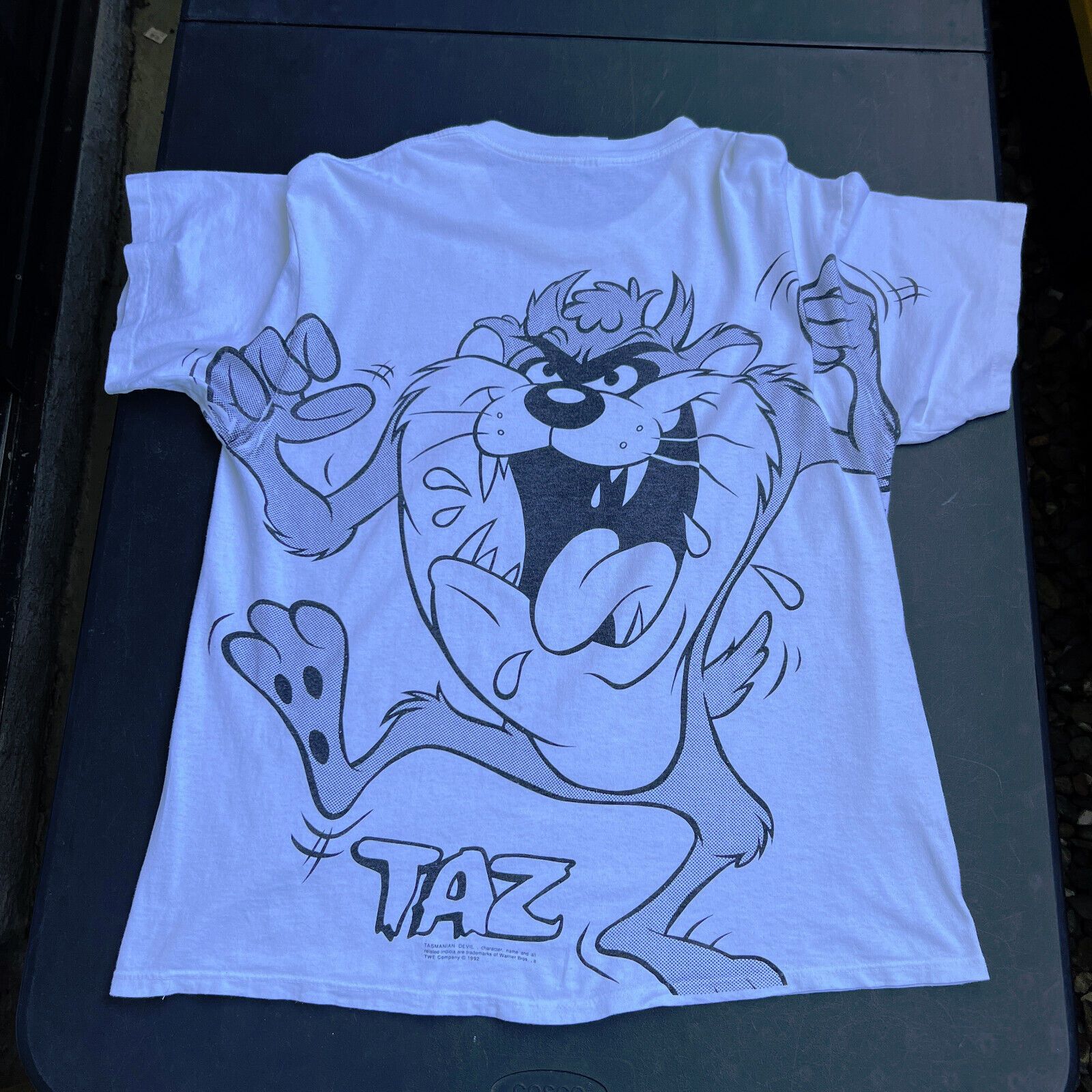 Vintage Vintage 90s Big Print Taz Tasmanian Devil 1992 Single Stitch XL ...
