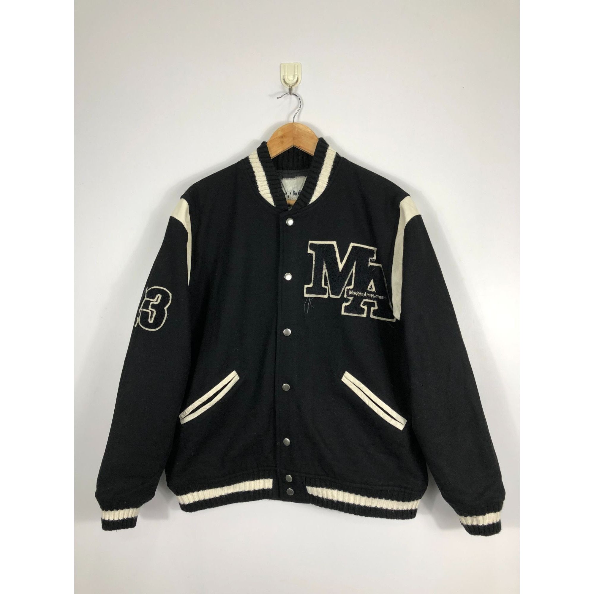 Modern Amusement × Varsity Jacket × Vintage Vintage 90s Modern ...