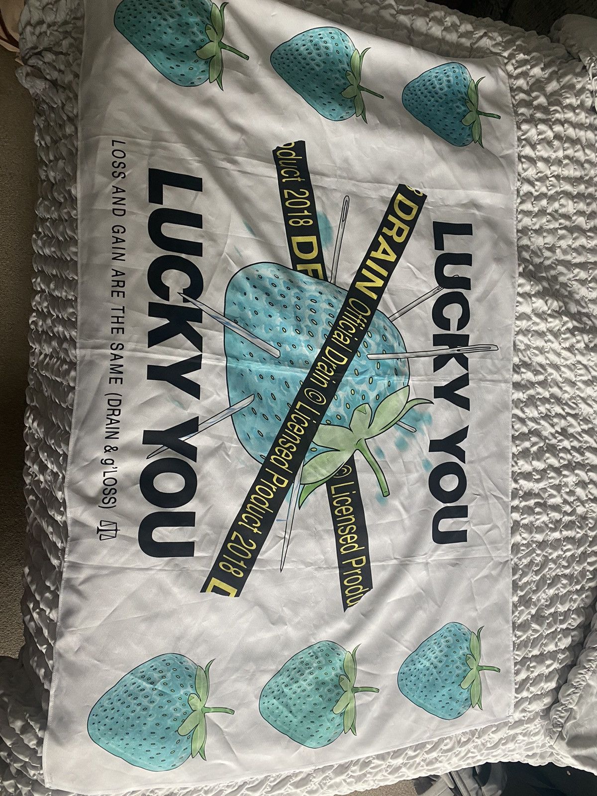 Drain Gang × Sad Boys Lucky You Flag | Grailed