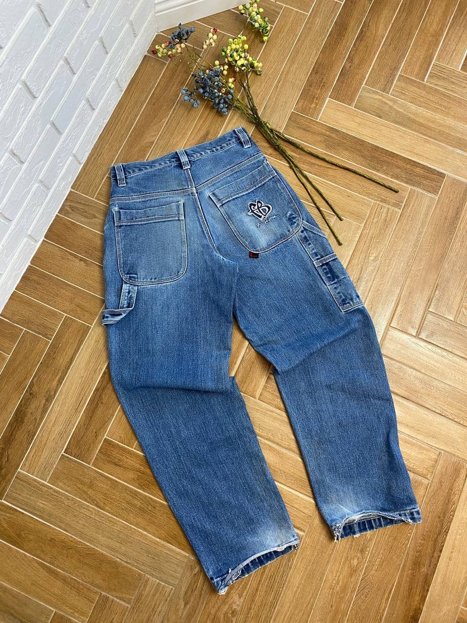 Fubu 90s FUBU Vintage Rap/Hip Hop Multipocket Denim Jeans y2k | Grailed