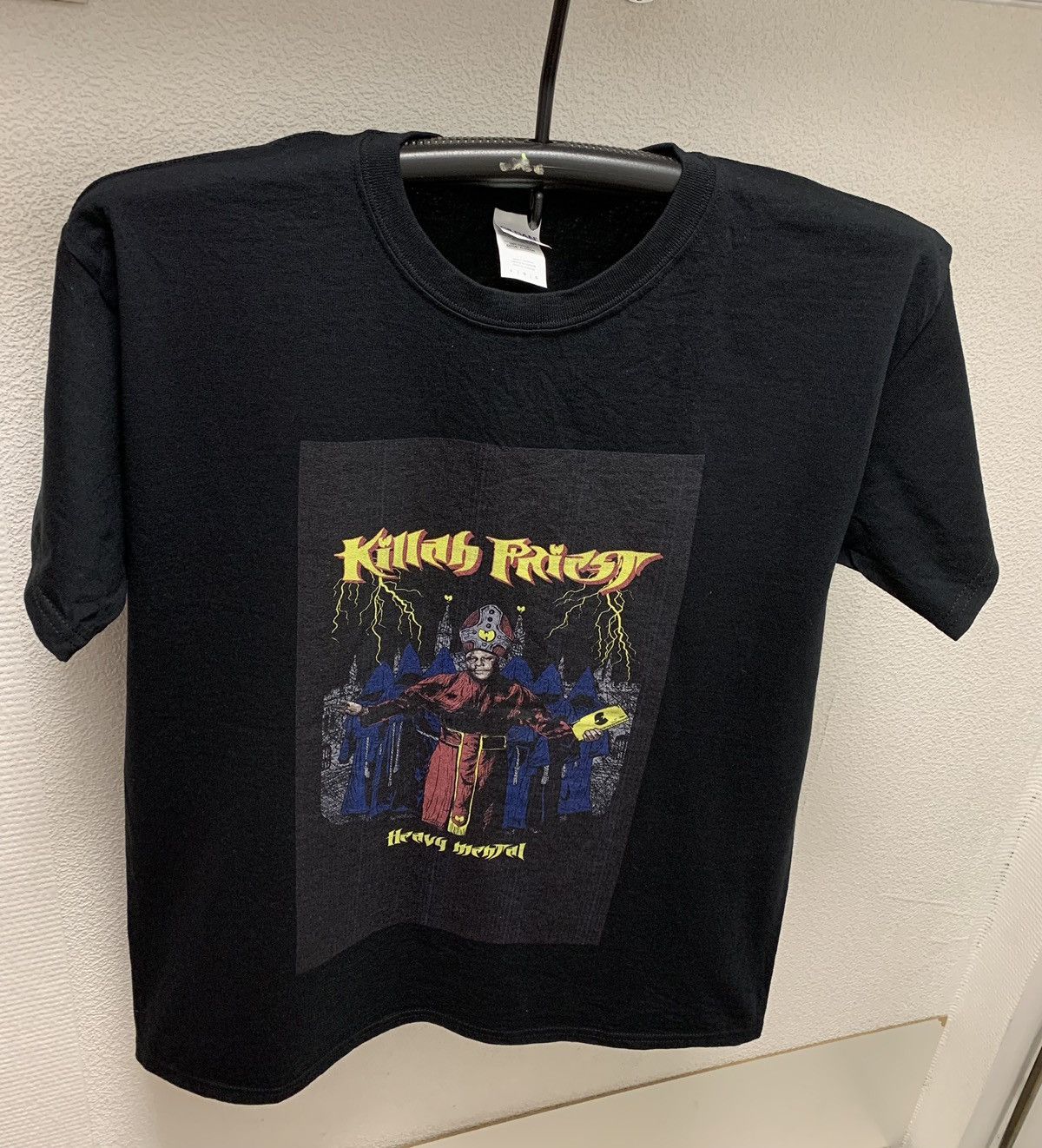 Wu Tang Clan Wutang Killah priest heavy metal black t-shirt L wu-tang ... Wu Tang Clan Wutang Killah priest heavy metal black t-shirt L wu-tang ...