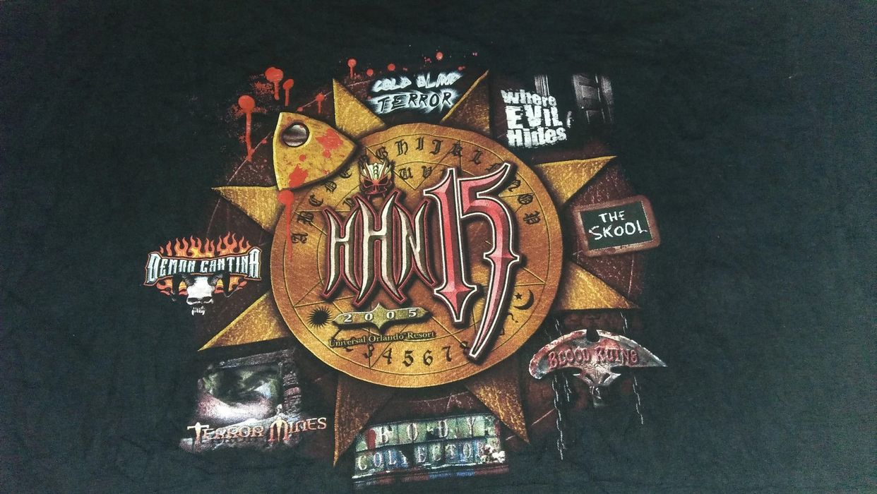 Vintage Vintage 2005 HHN Horror Universal Studio Movie T shirt | Grailed