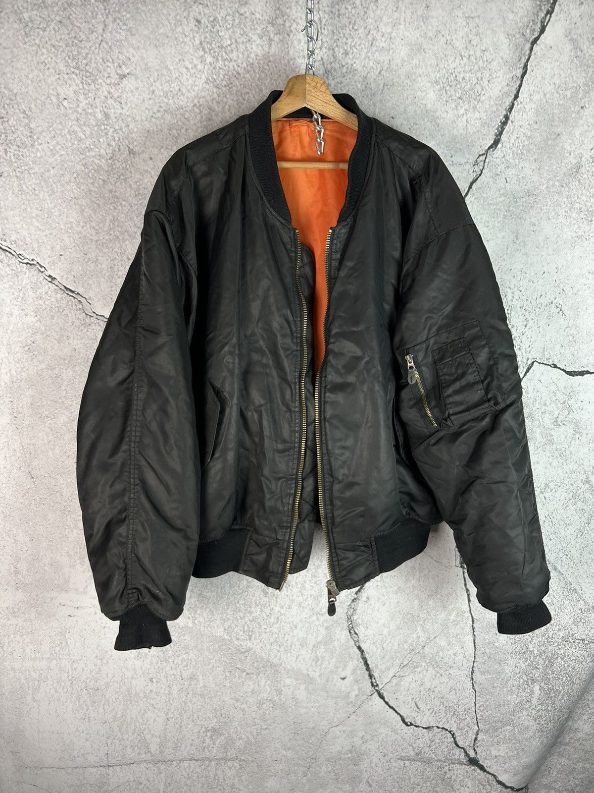 Other Military flyers army bomber jacket ma-1 lik alpha jndustries ...