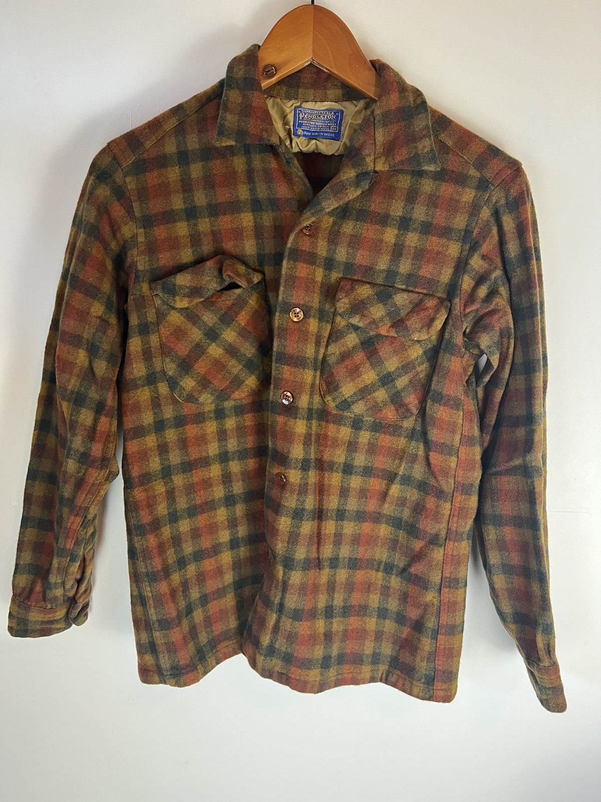Pendleton × Vintage Vintage Pendelton Pure Virgin Wool Flannel Shirt | Grailed