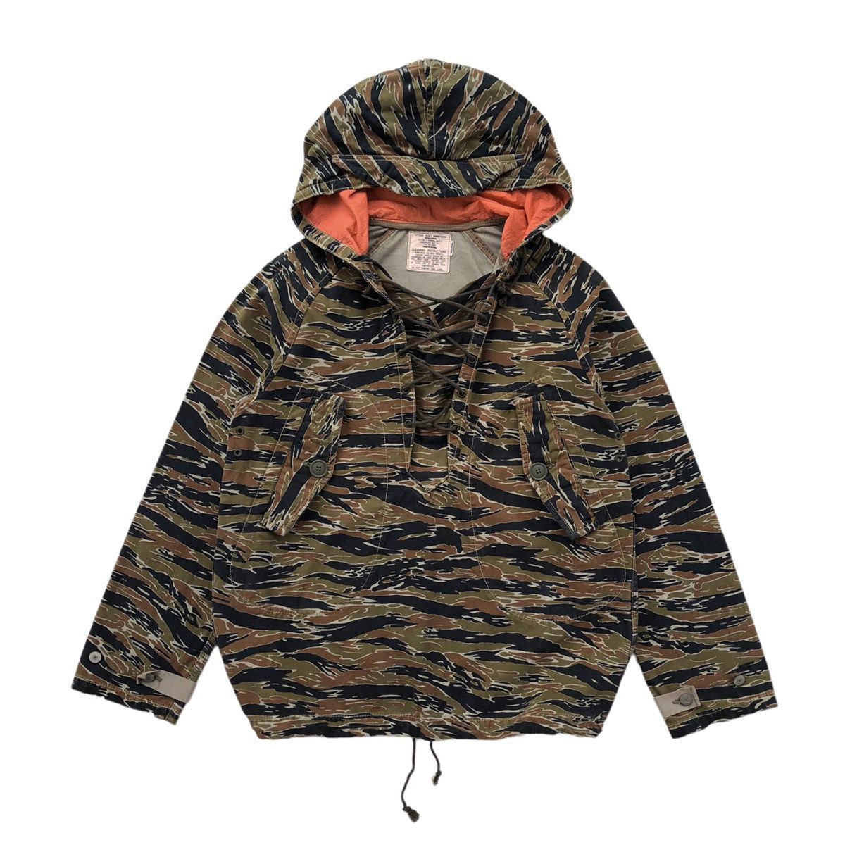 Japanese Brand × Military × Surplus 🔥Tiger Stripe Hoodie Cotton Fatigue ...