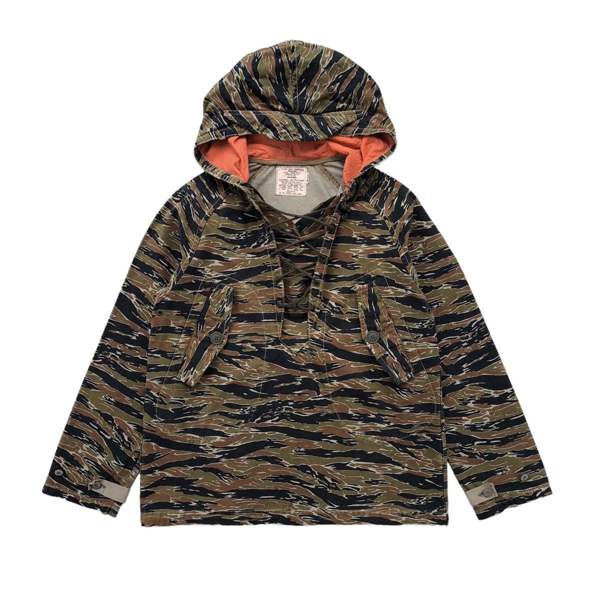 Japanese Brand × Military × Surplus 🔥Tiger Stripe Hoodie Cotton Fatigue ...
