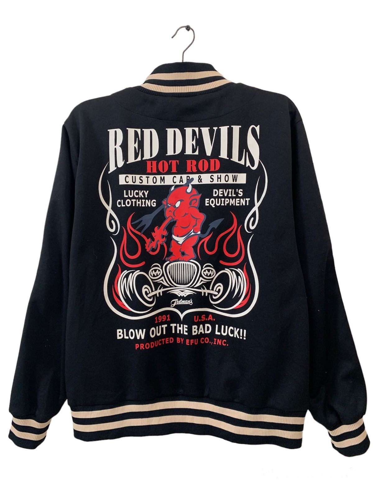 Vintage Vintage Ted Company Red Devils Hot Rod Jacket | Grailed