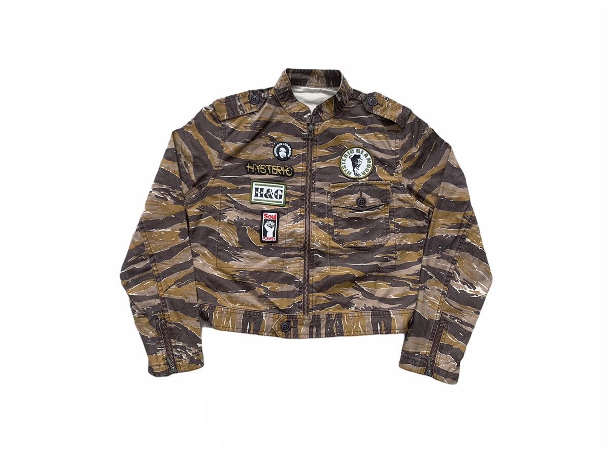 Hysteric Glamour vintage hysteric glamour army tiger stripes jacket ...