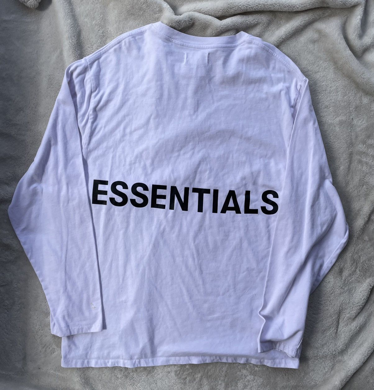 Fear of God Essentials Back Logo LS | Grailed