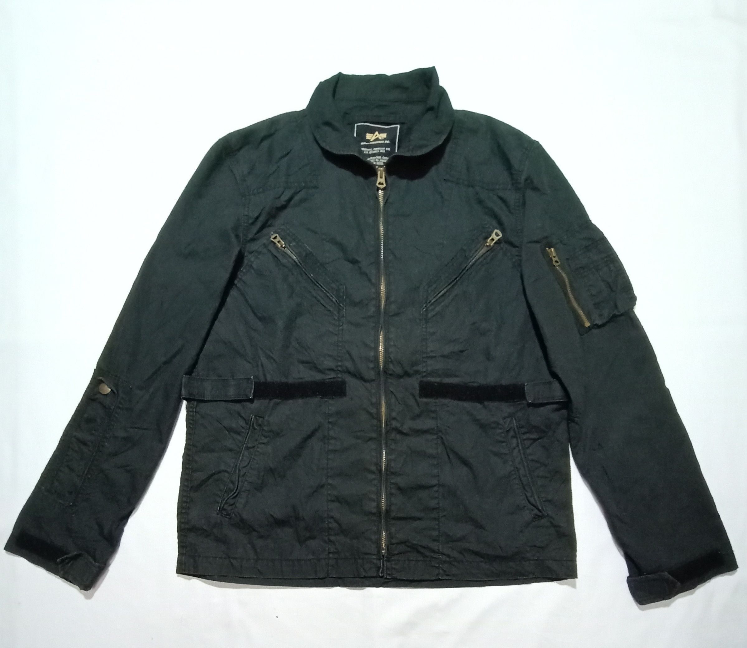 Alpha Industries × Military × Vintage Alpha Industries Tactical Jacket ...