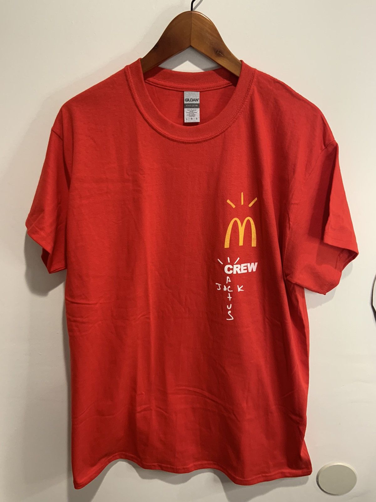Travis Scott Travis scott mcdonalds crew tee | Grailed