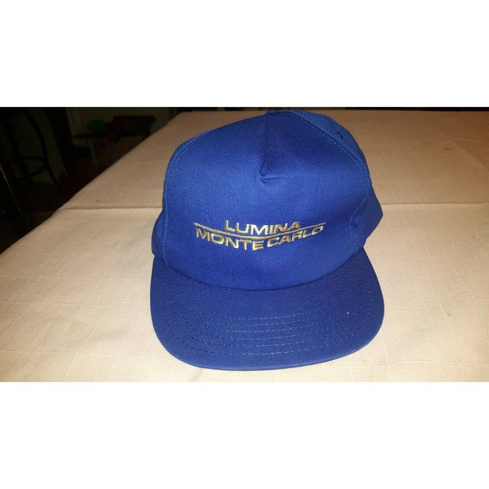 Chevy Vintage Monte Carlo LUMINA Blue Snapback Trucker Hat Chevy | Grailed