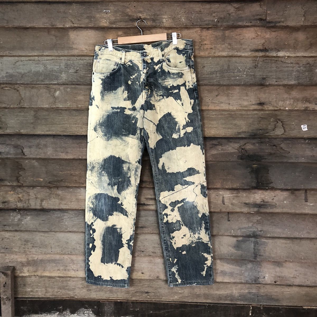 Distressed Denim DL Uniqlo japan Distressed acid wash style Denim Pants ...