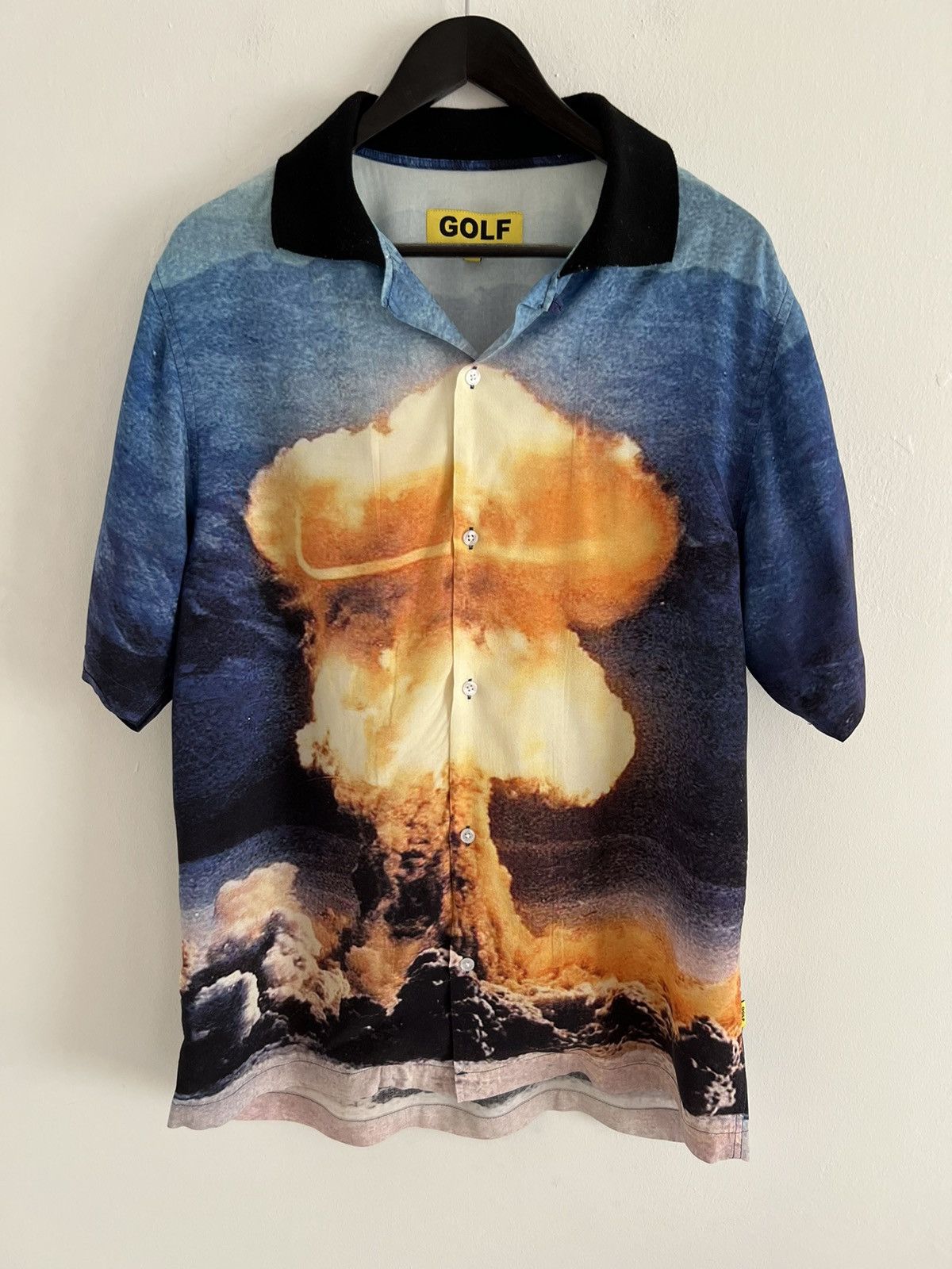 Golf Wang 💥💥 Golf Wang No Nukes Button Up Rayon Shirt | Grailed