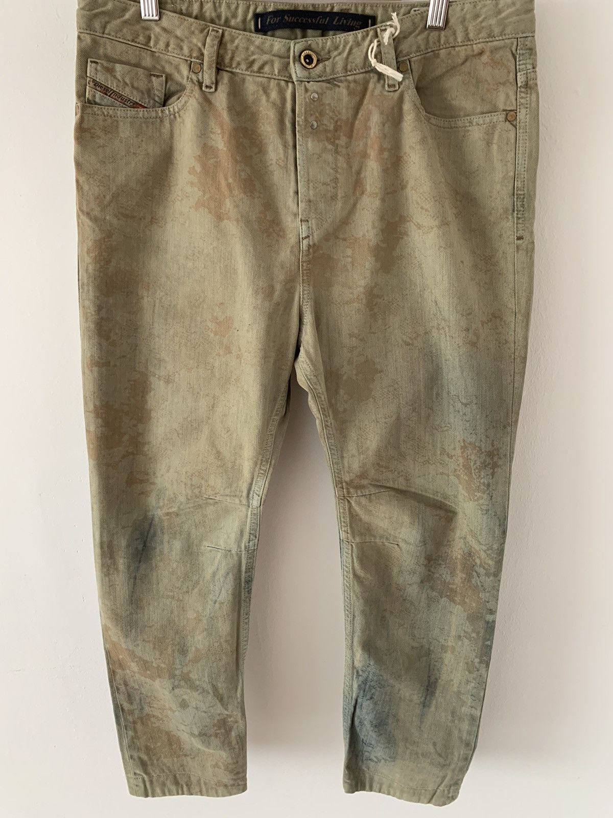 Diesel × Diesel Black Gold × Streetwear Diesel Corrosion Denim | Grailed