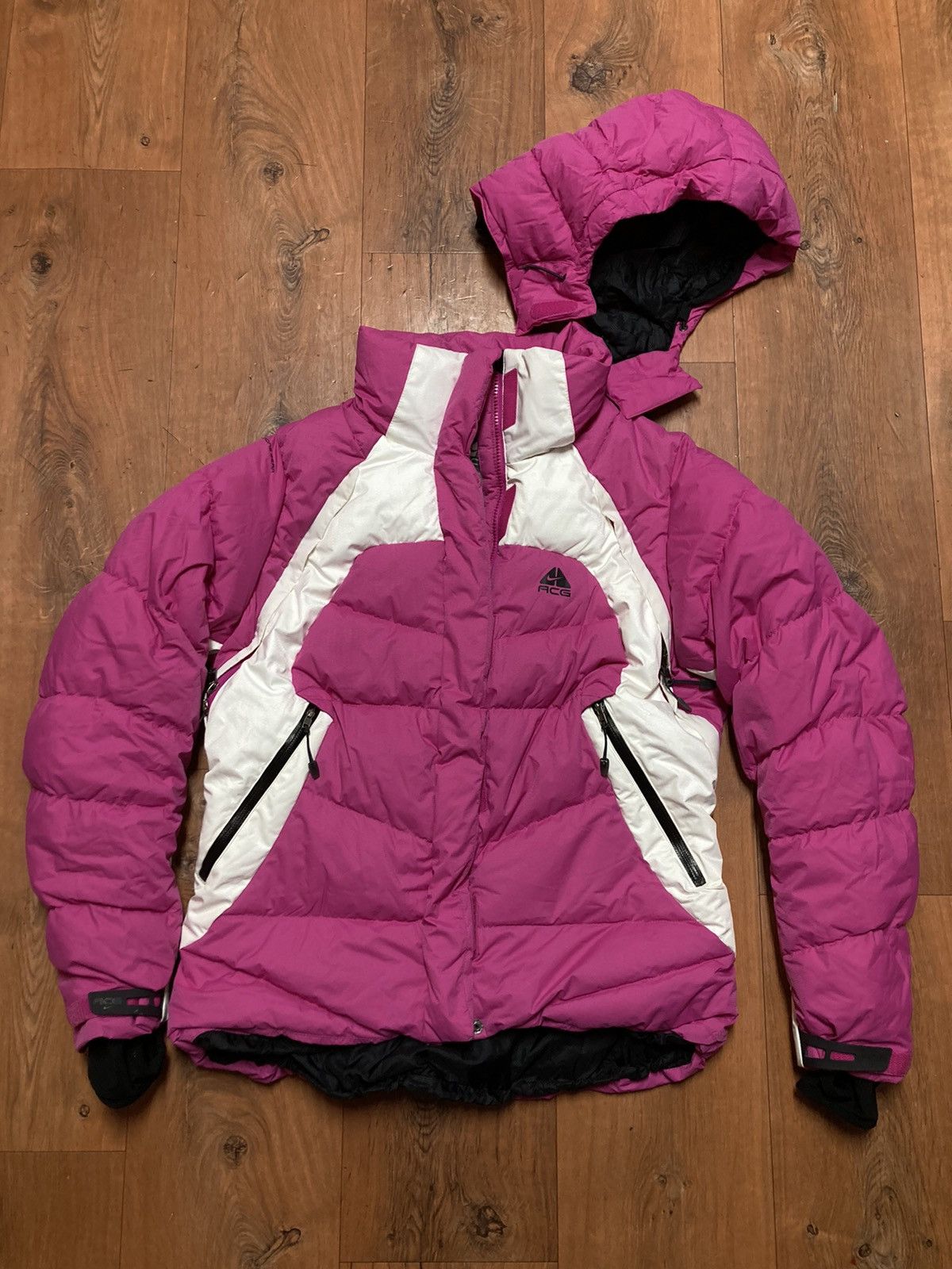 Nike ACG × Vintage Nike ACG Goose Down Puffer Ski Jacket Hooded- LARGE ...