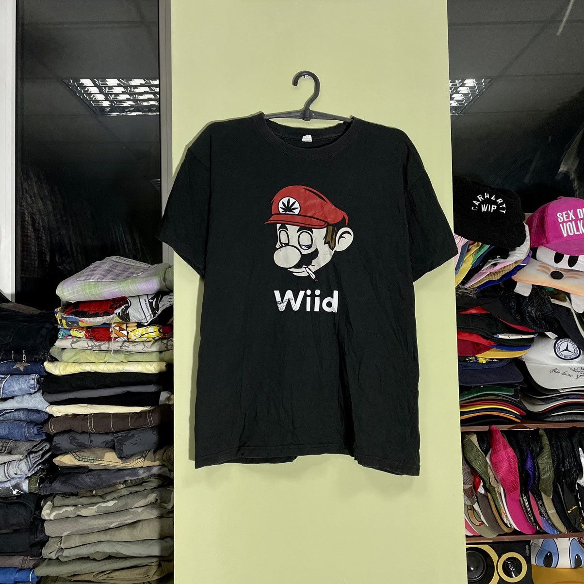 Vintage Vintage 90s Weed Rasta Mario Drugs Tee Smoke Cannabis y2k | Grailed