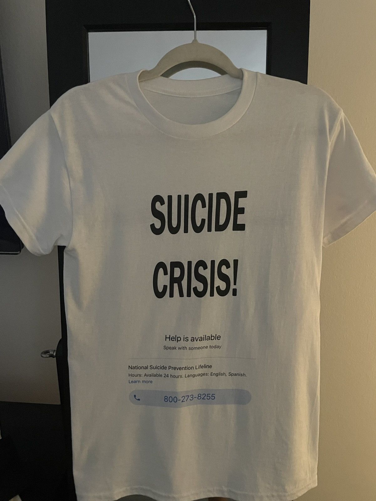 Antony Riddle Suicide Crisis T-Shirt | Grailed