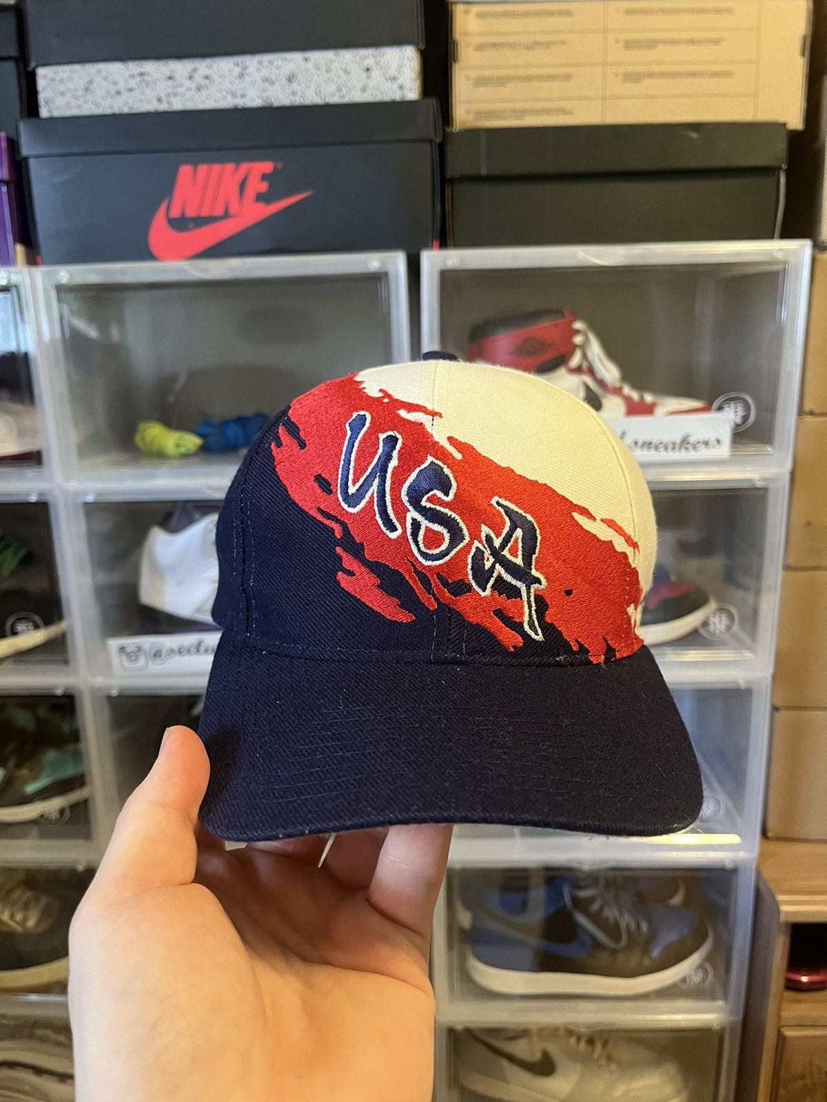 Logo 7 × Logo Athletic × Vintage USA Olympics Splash Snapback | Grailed