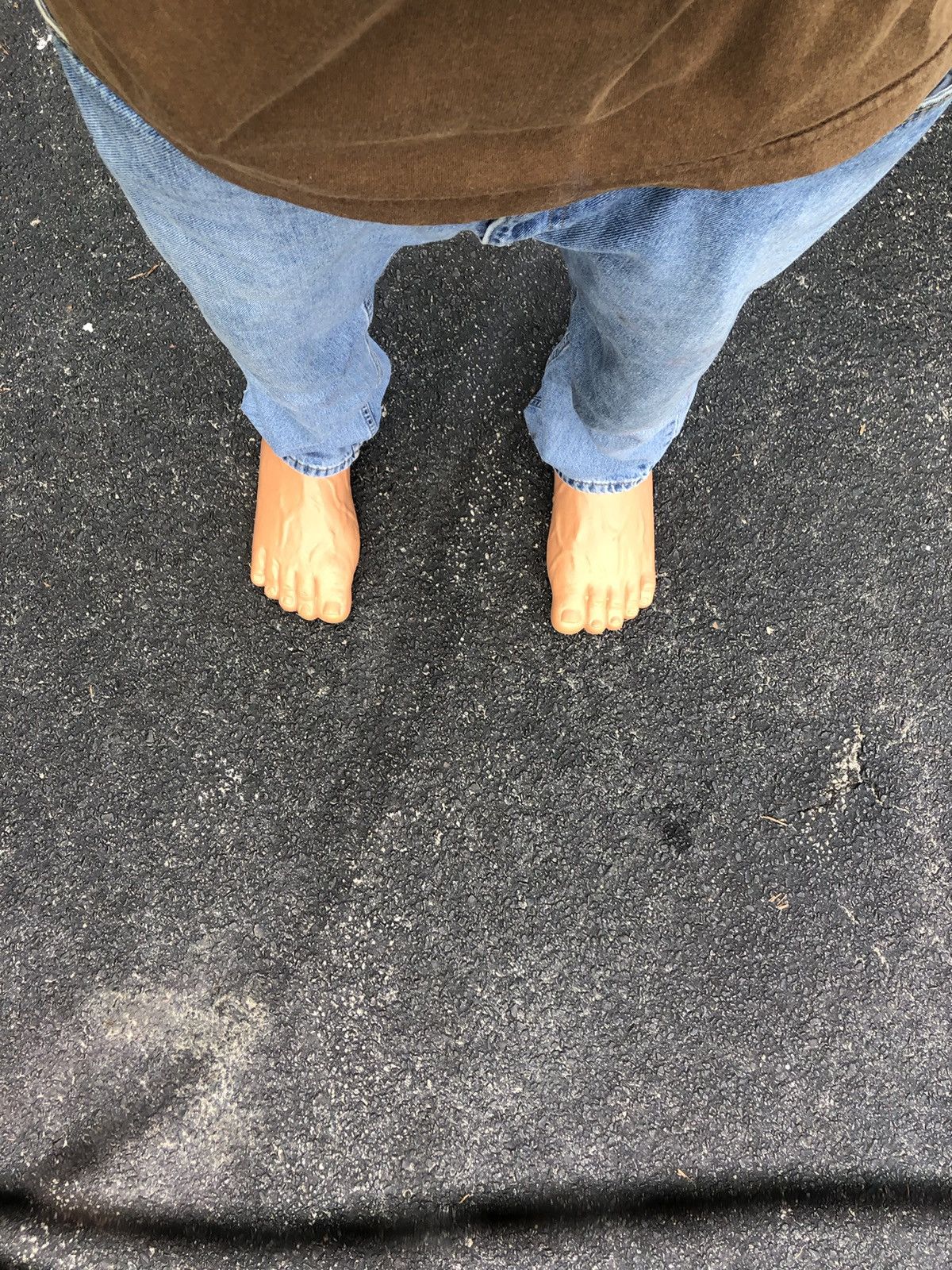 Imran Potato Imran Potato Tan Slip On Caveman Slippers Feet | Grailed