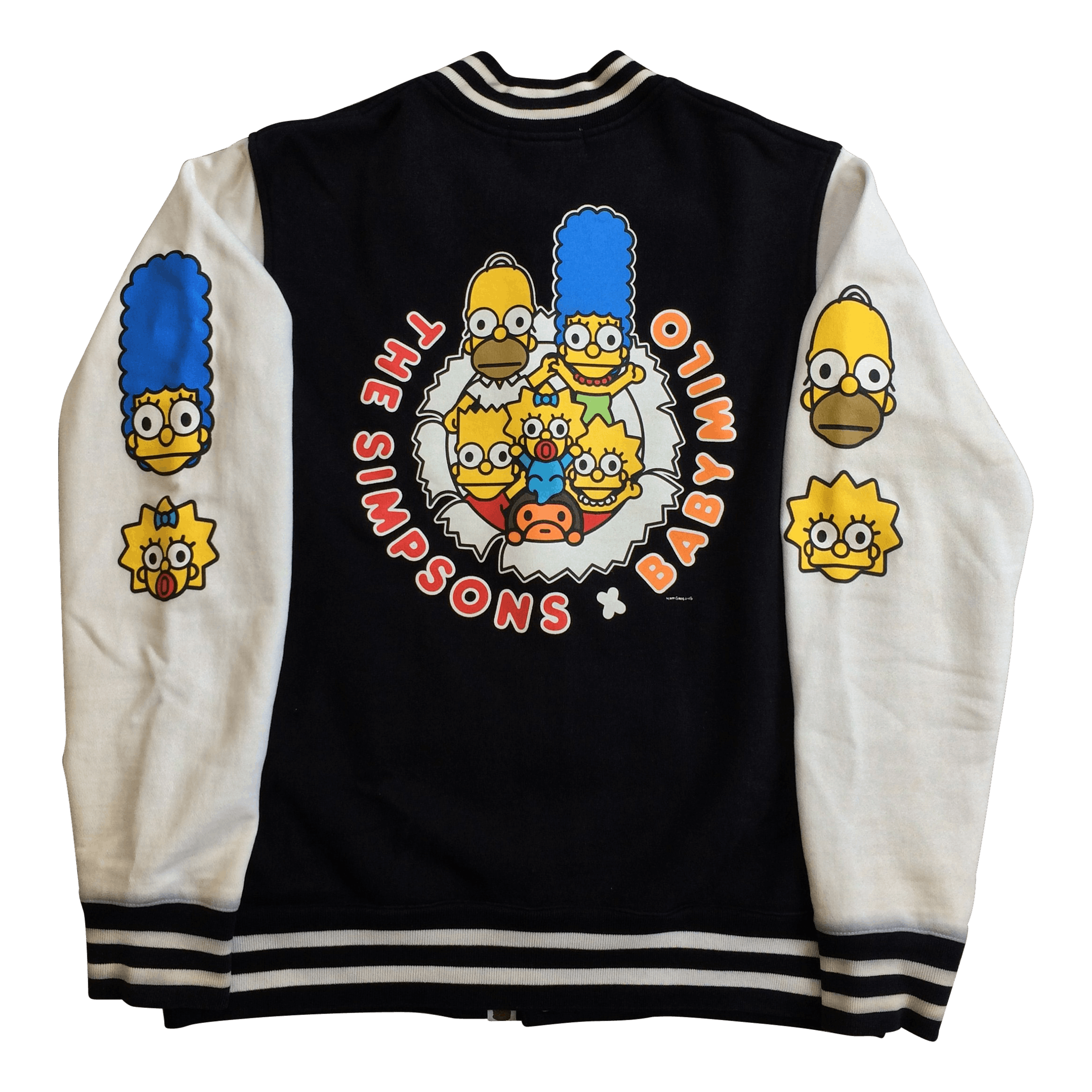 Bape × The Simpsons F/W 2013 Bape Baby Milo x The Simpsons Varsity ...