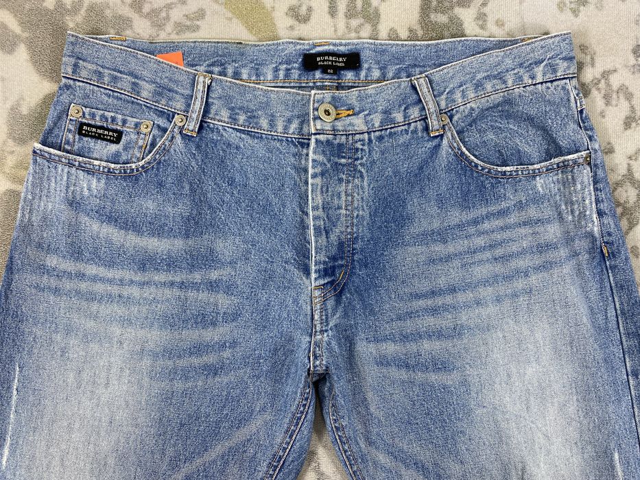 Burberry Distressed Blue Burberry Jeans 35x30 Denim- JN3619 | Grailed