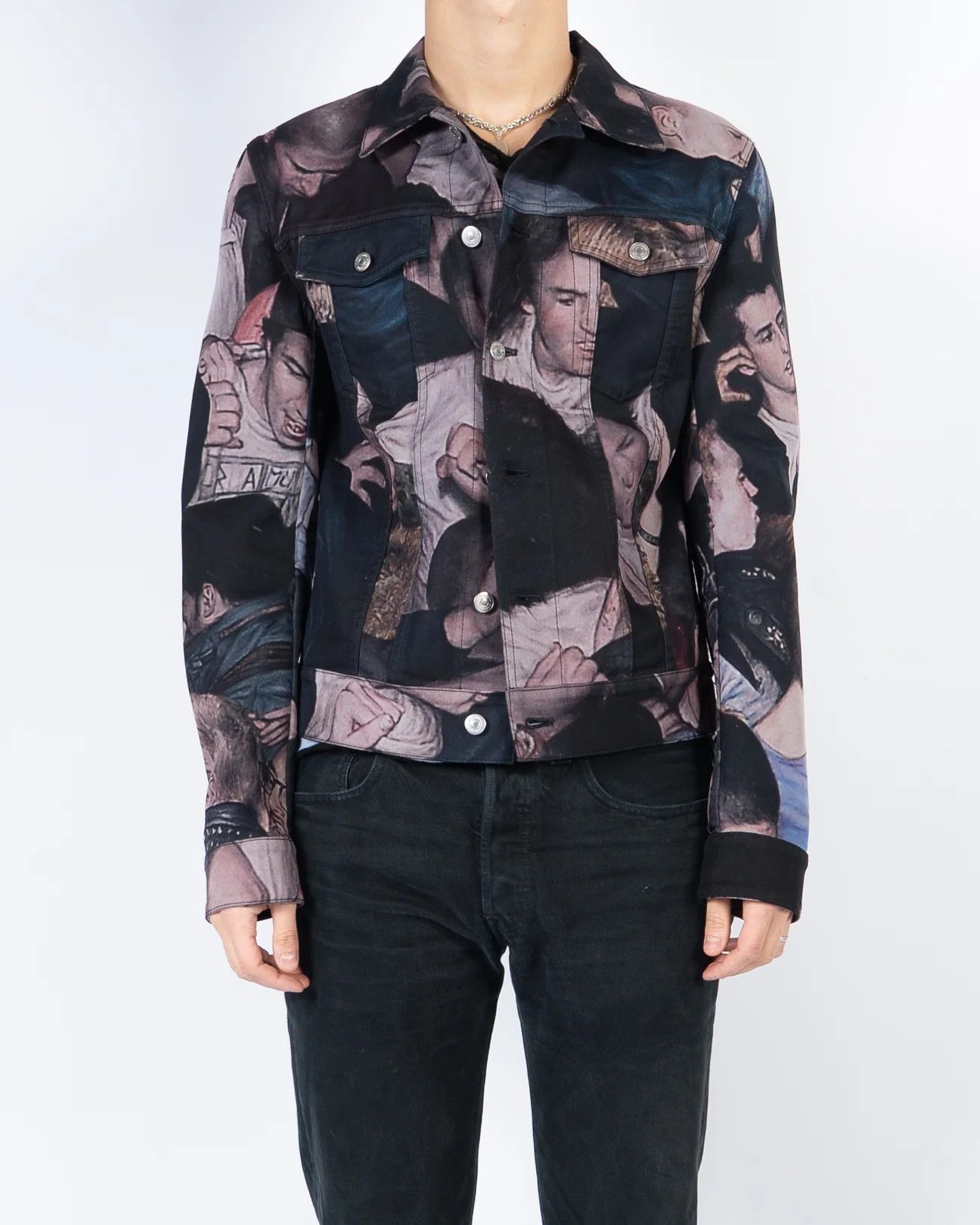 Dior FW17 Dan Witz' Moshpit Denim Jacket | Grailed