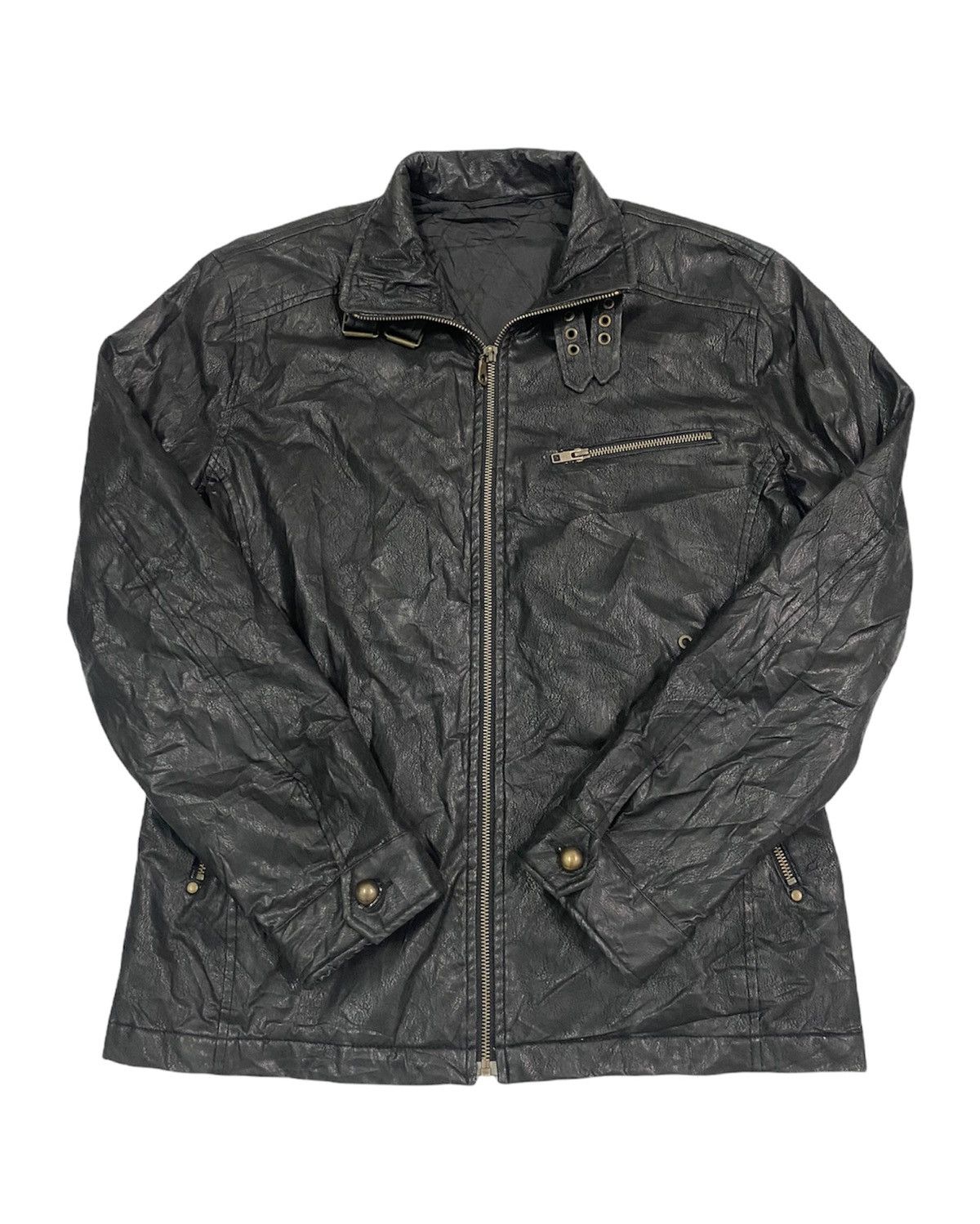 Japanese Brand × Leather Jacket × Vintage Vintage Nota Bene Leather ...