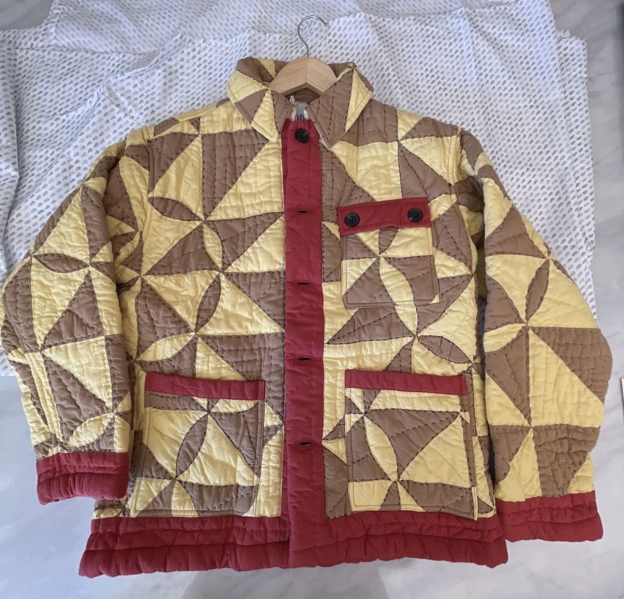 Bode RARE GRAIL Bode textile quilt jacket | Grailed