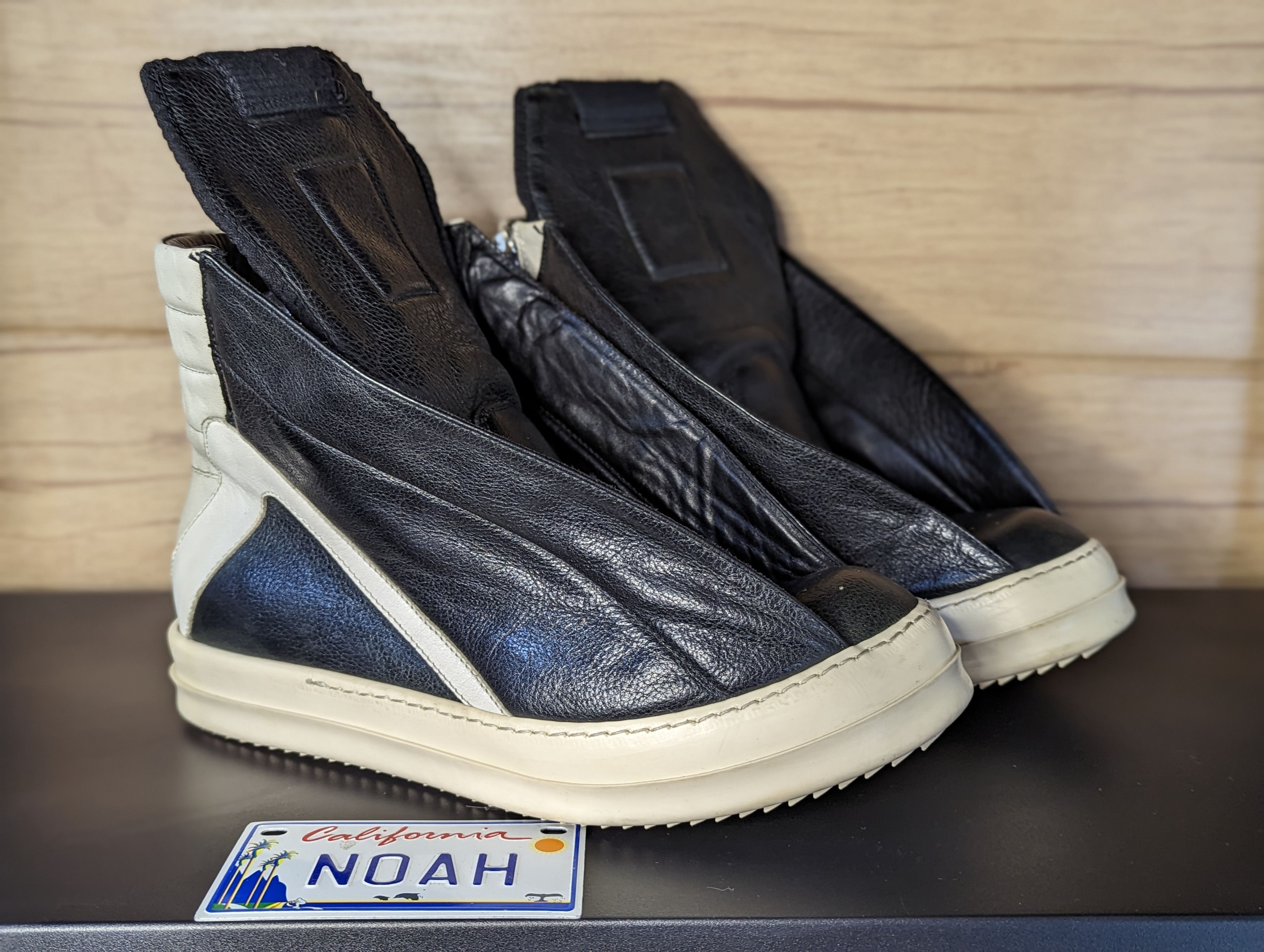 Rick Owens Rick Owens ANTHEM SS11 Turbo Geobasket Sneakers | Grailed