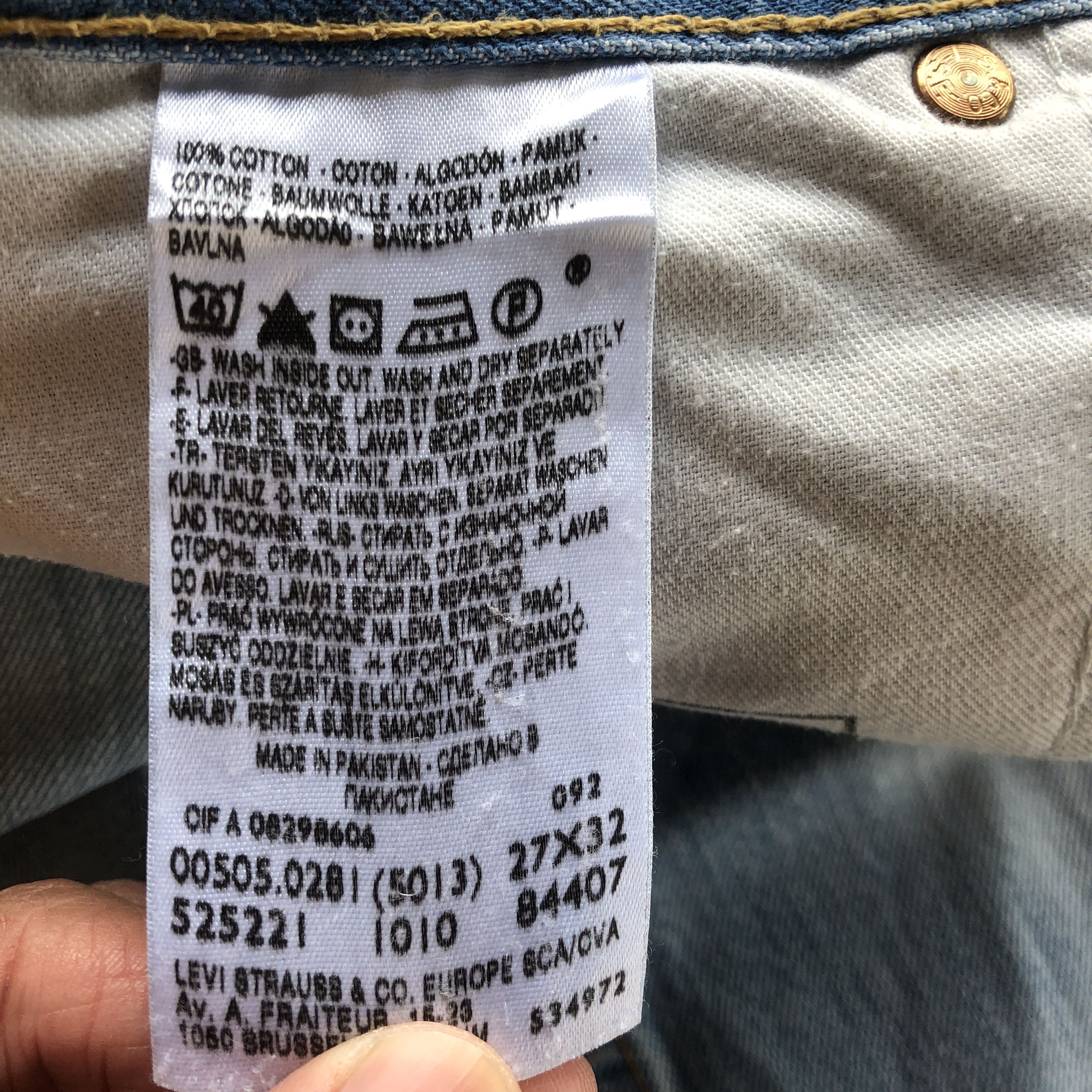 Vintage Vintage Levi's 505 Faded Jeans Levis Light Wash Denim | Grailed