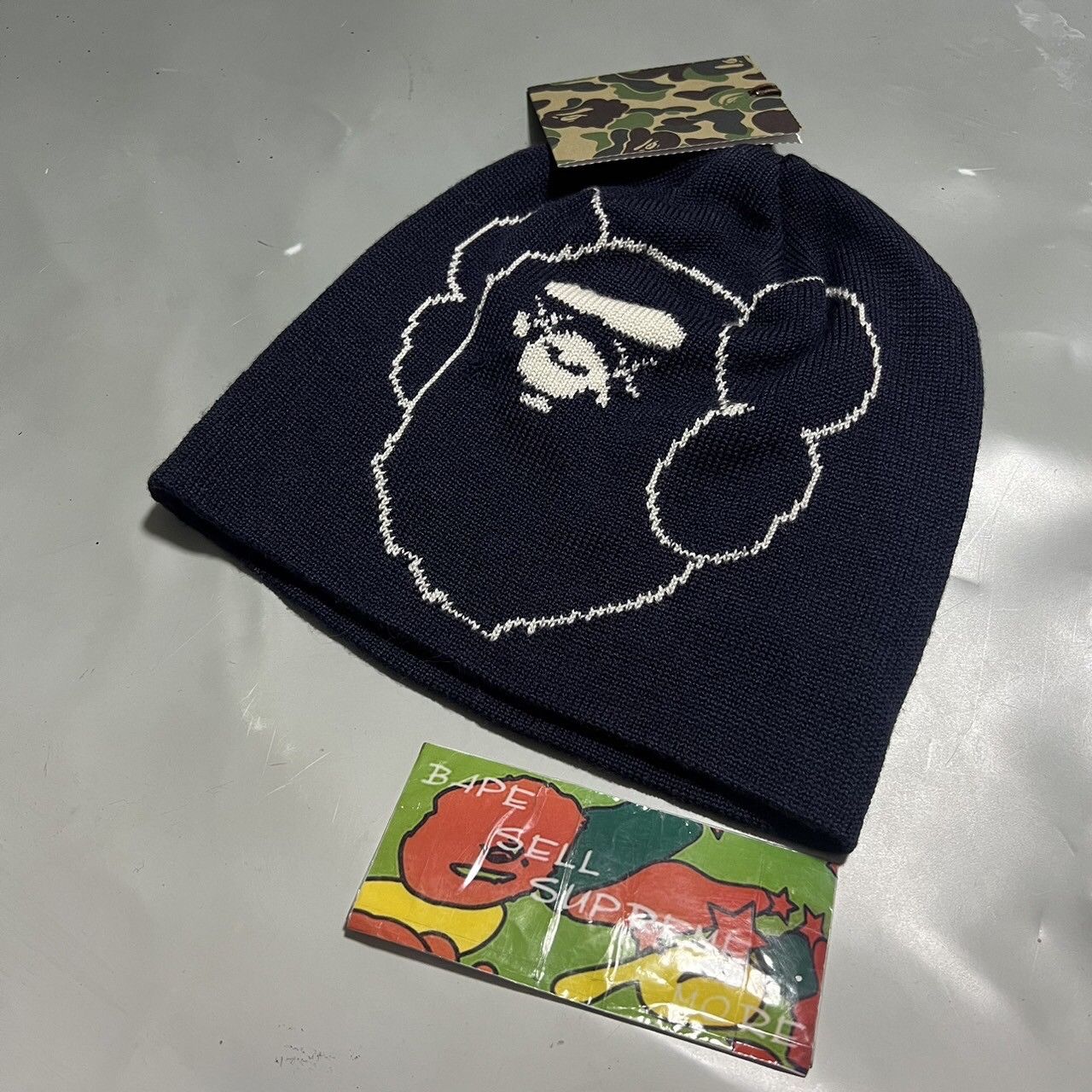 Bape × Kaws BAPE x KAWS KNIT CAP | Grailed