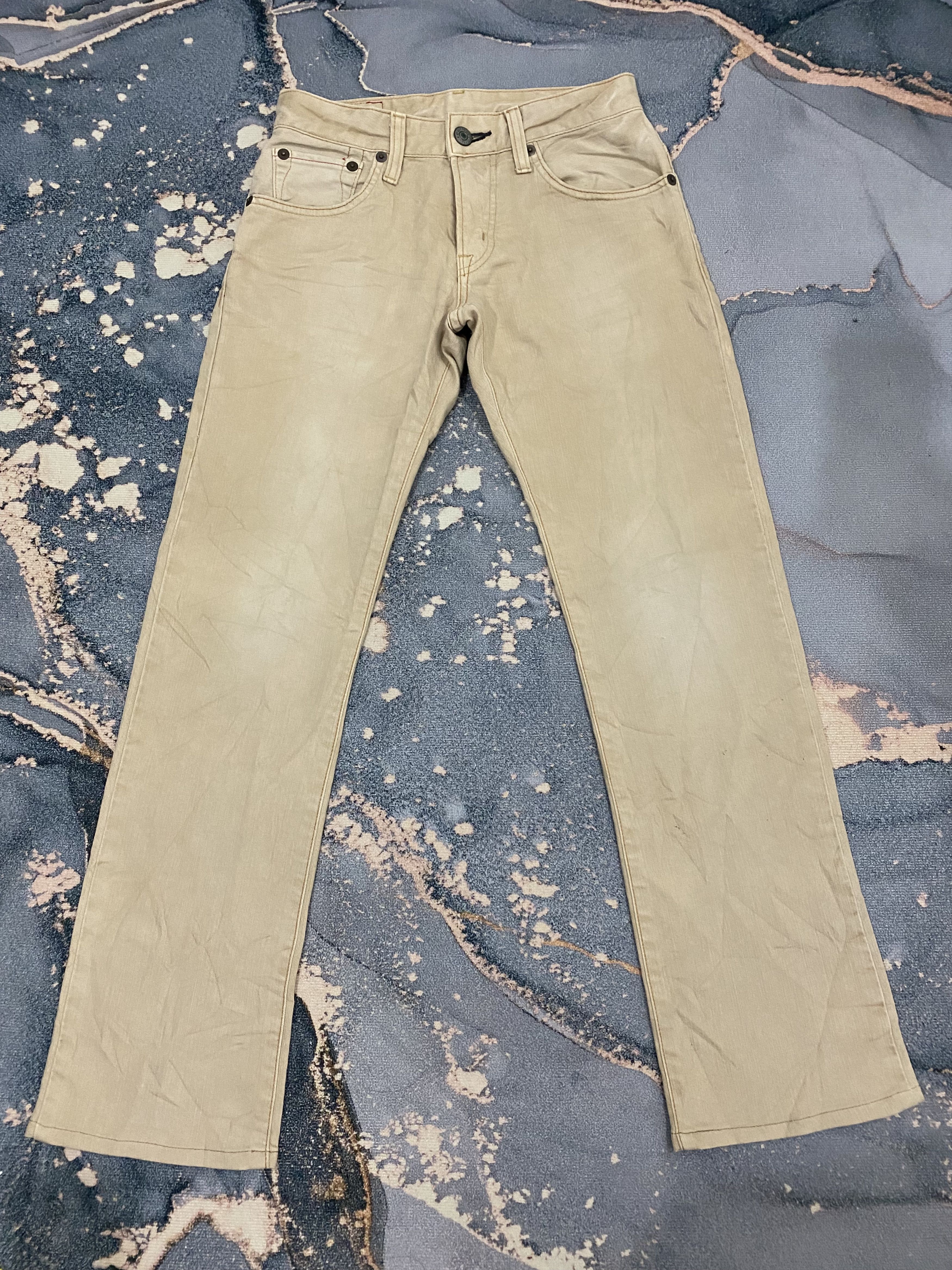 Edwin True Japanese Edwin 503 Light Khaki Denim 28x32 | Grailed