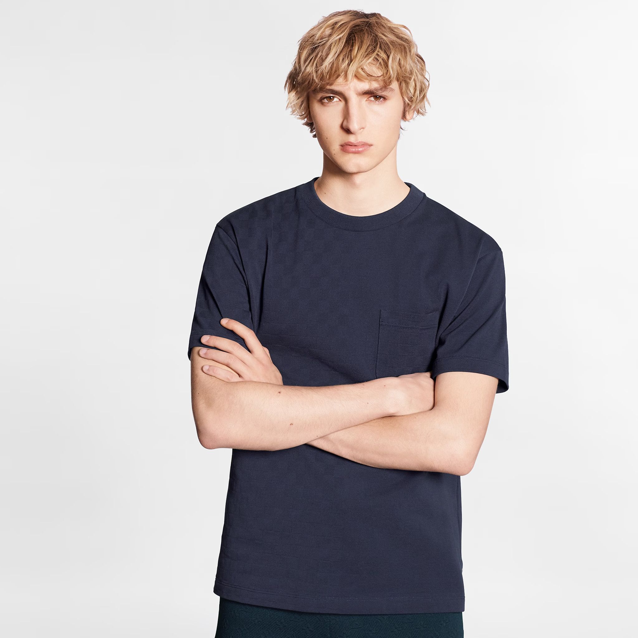 Blue × Louis Vuitton × Tee Shirt LOUIS VUITTON T SHIRT MONOGRAM BLACK ...