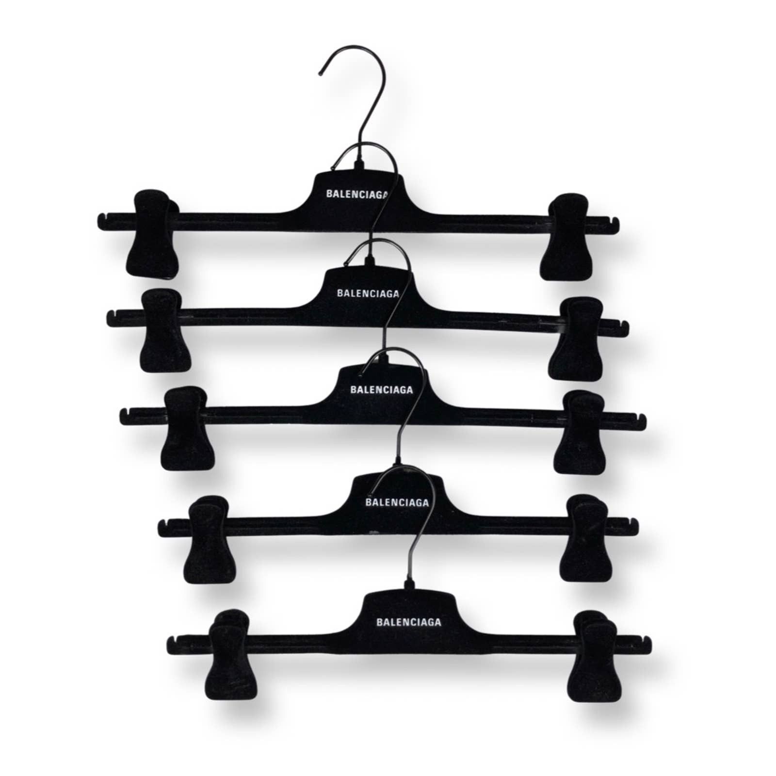 Balenciaga Balenciaga Logo Velour Hangers | Grailed