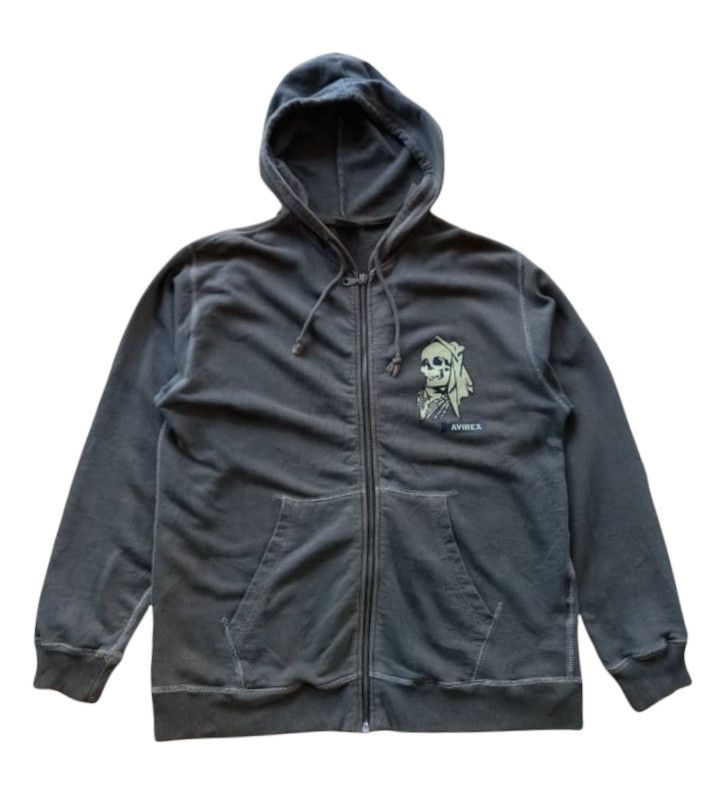 Avirex × Skulls × Streetwear Vintage Avirex Axis Nightmare Hoodies ...