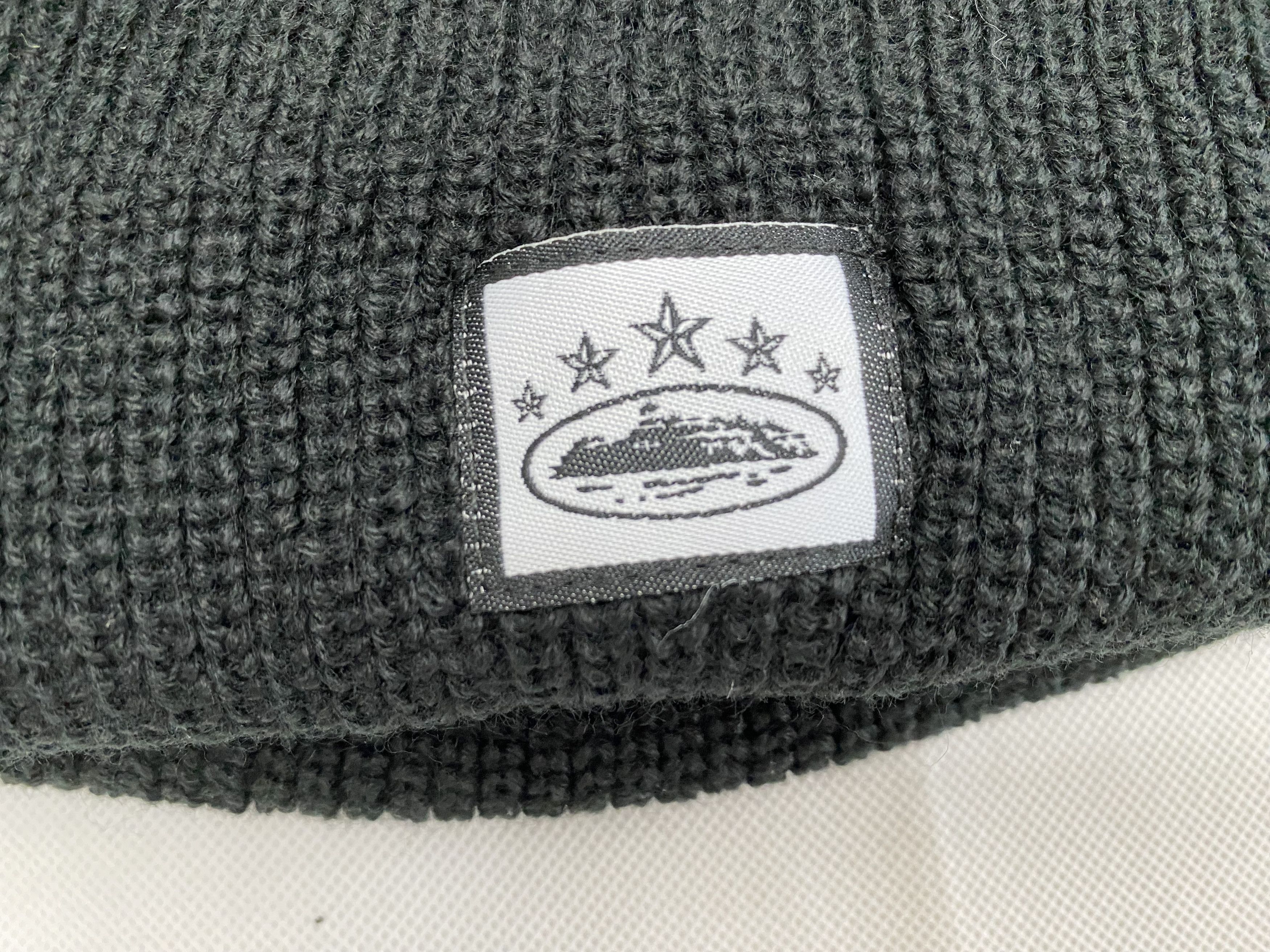 Streetwear Corteiz 5 Starz Alcatraz Knit Bally Black Balaclava Ski Mask ...