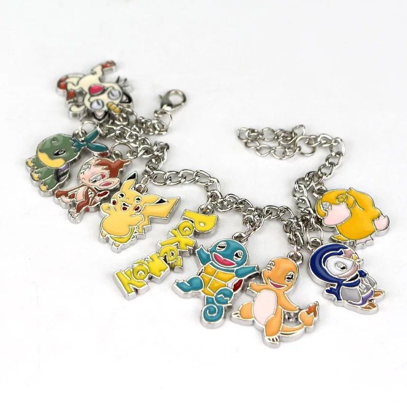 Pokemon Pokémon Chain Bracelet Anime Art Evolve Pikachu Ash | Grailed