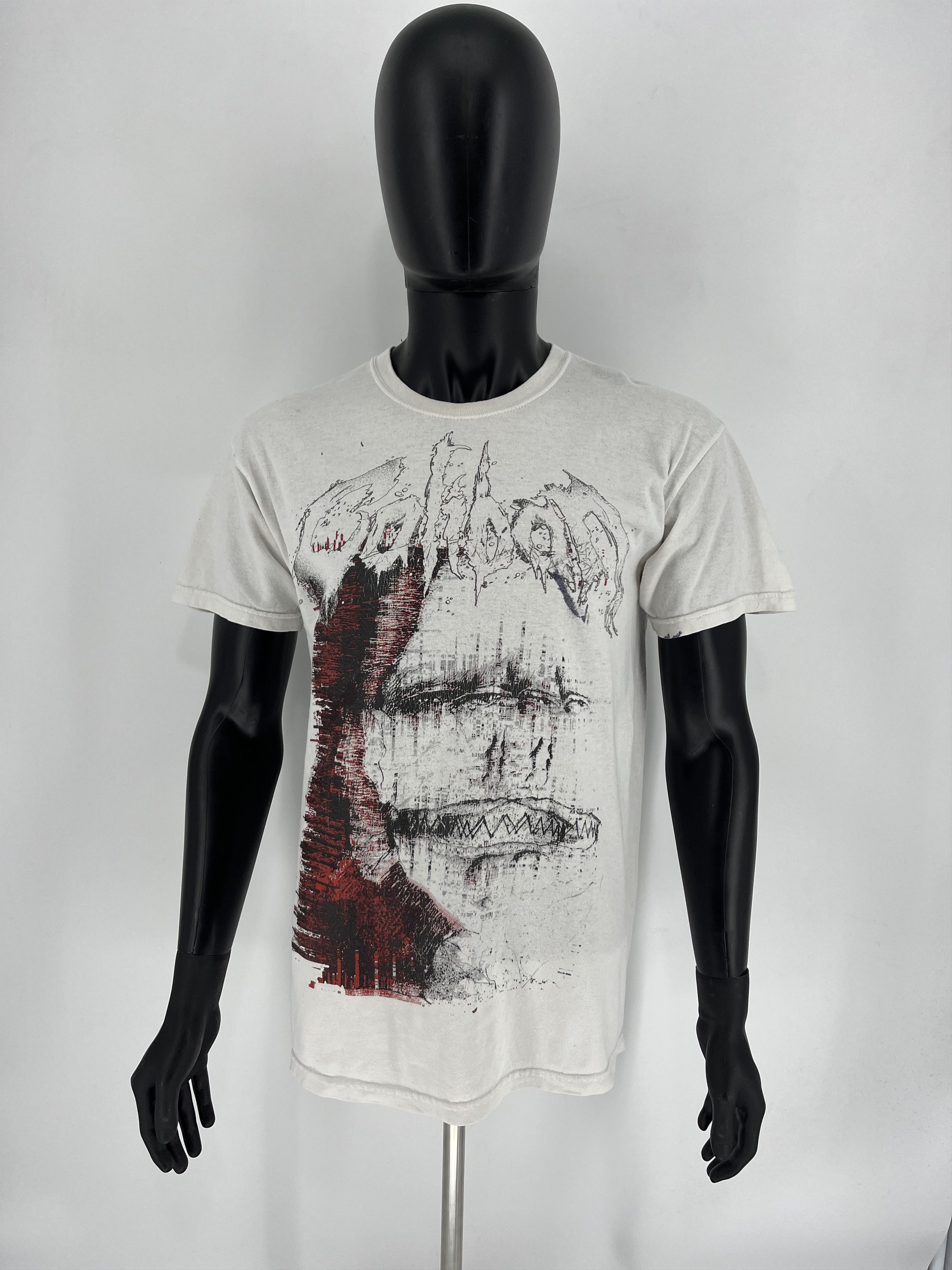 Vintage Vintage Y2K Caliban Blood Horror Band Print Dead Face | Grailed