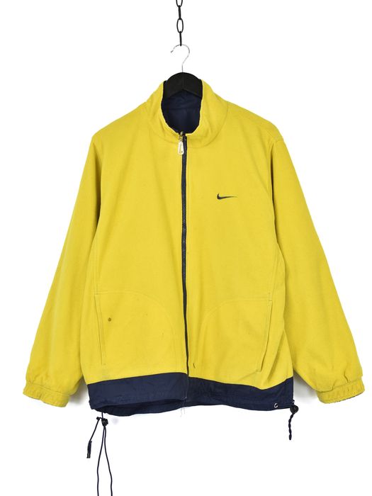 Nike Vintage Nike Reversible Nylon Fleece Jacket | Grailed