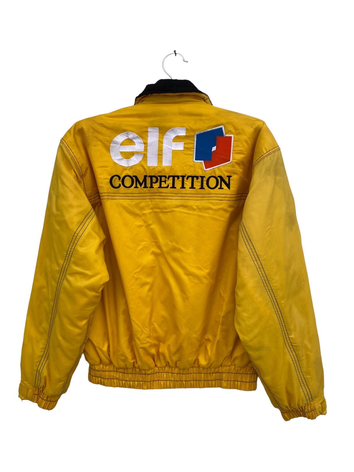 Bomber Jacket × Racing × Vintage Super Rare !! Vintage Elf Racing Rider ...
