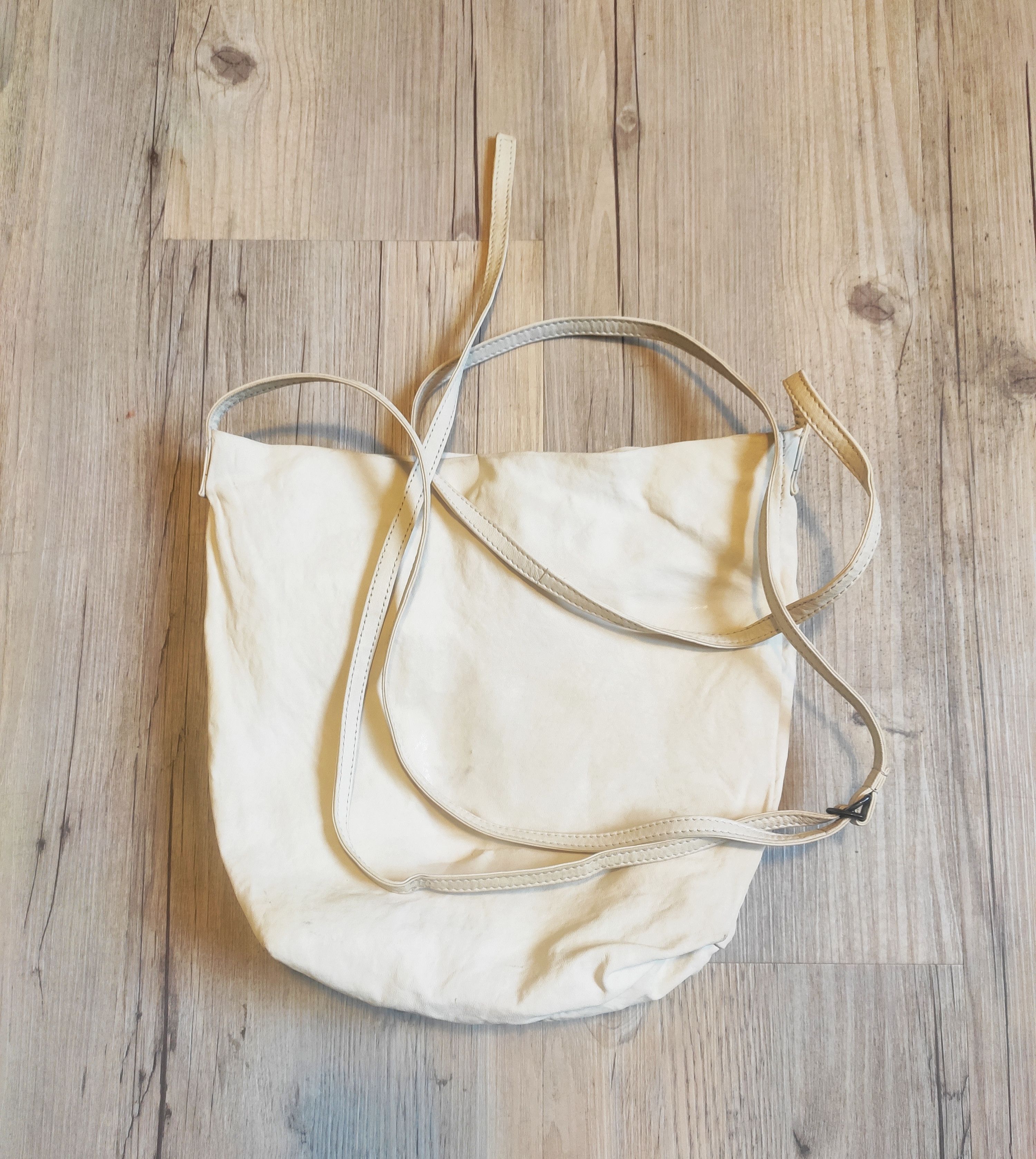 Ann Demeulemeester Wodan milk crossbody bag.Like Guidi bags. | Grailed
