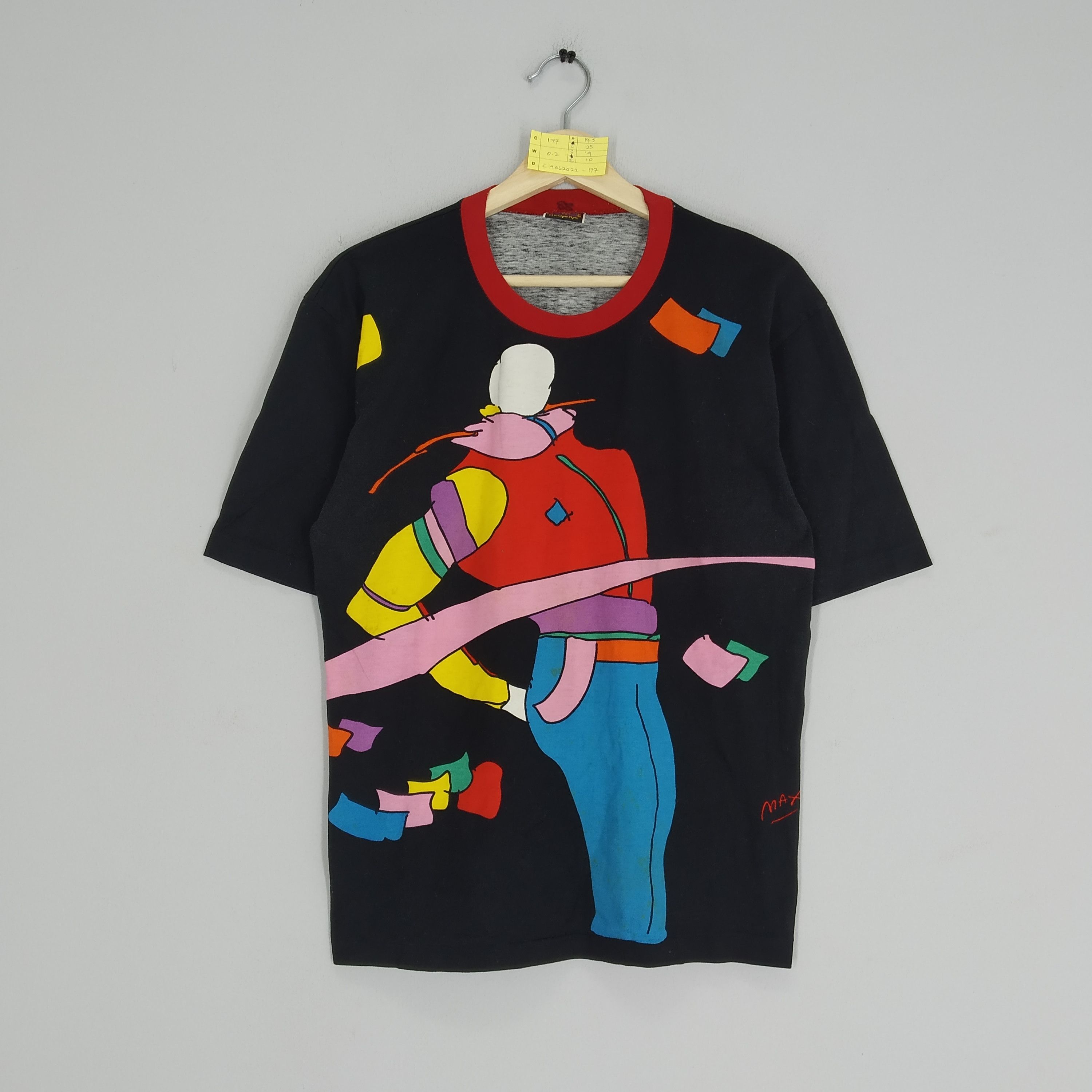 Vintage Vintage 1991 Peter Max Neomax Pop Art Artwork T-shirt | Grailed