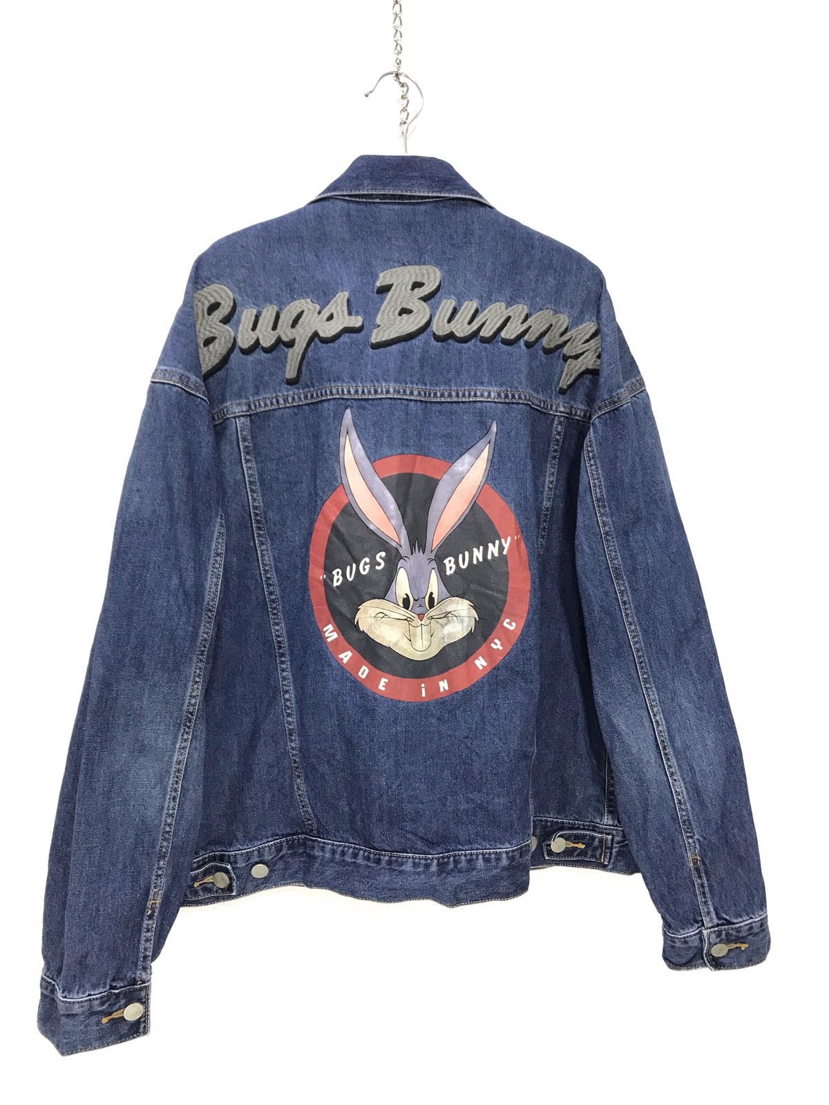 Disney × Japanese Brand Looney Toons Bugs Bunny Denim Jacket GU 12🟩 ...