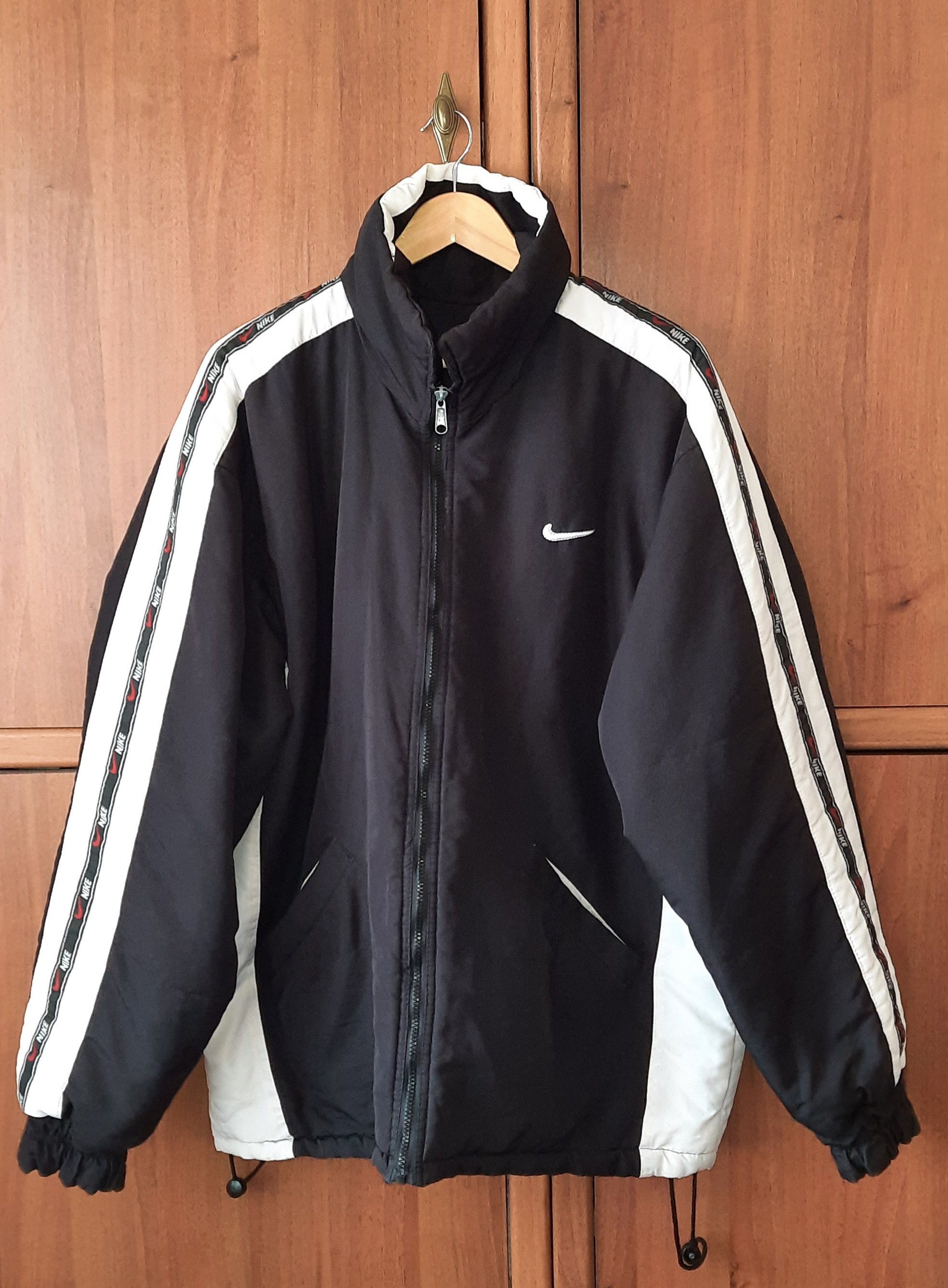 Nike × Streetwear × Vintage RARE VINTAGE 90'S NIKE BIG SWOOSH TWO SIDED ...