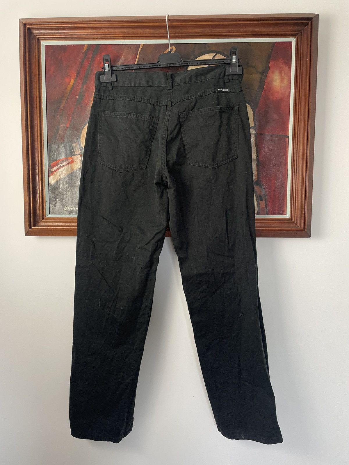 Vintage × Yves Saint Laurent Vintage Yves Saint Laurent YSL Black Skate ...